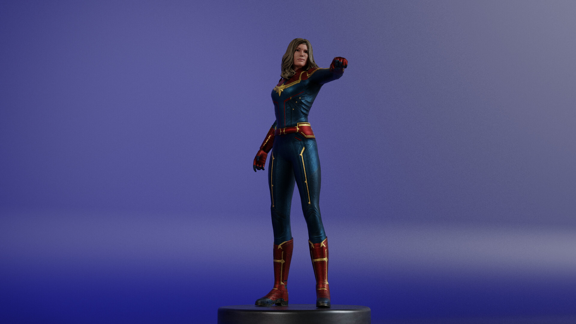 Captain Marvel - 3D Model by VFXMatrix