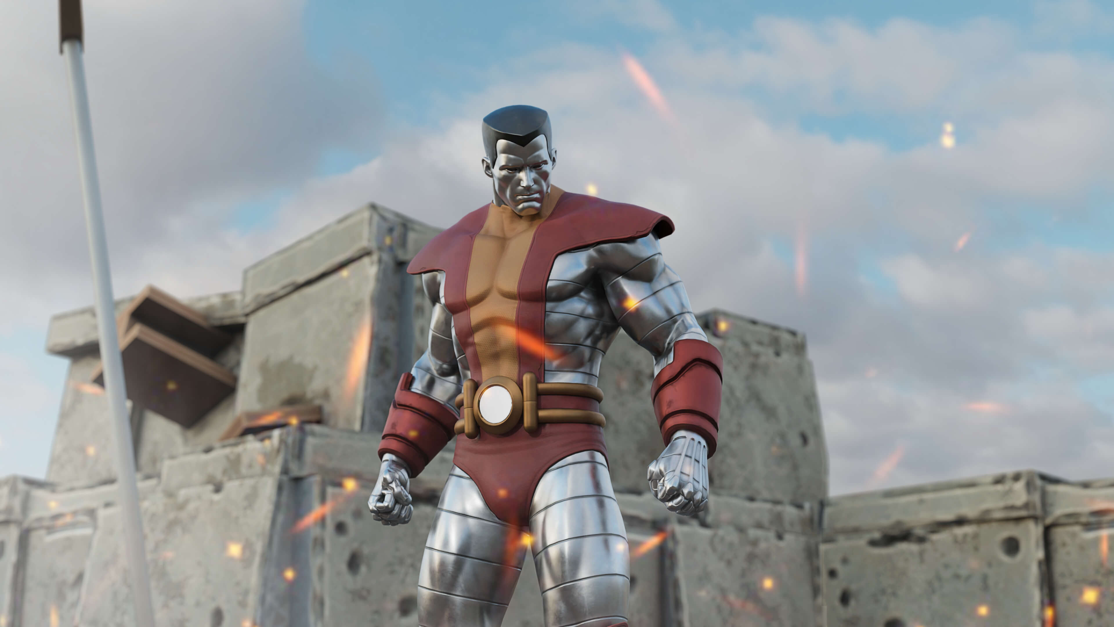 Colossus - Piotr "Peter" Rasputin 3D Model by VFXMatrix