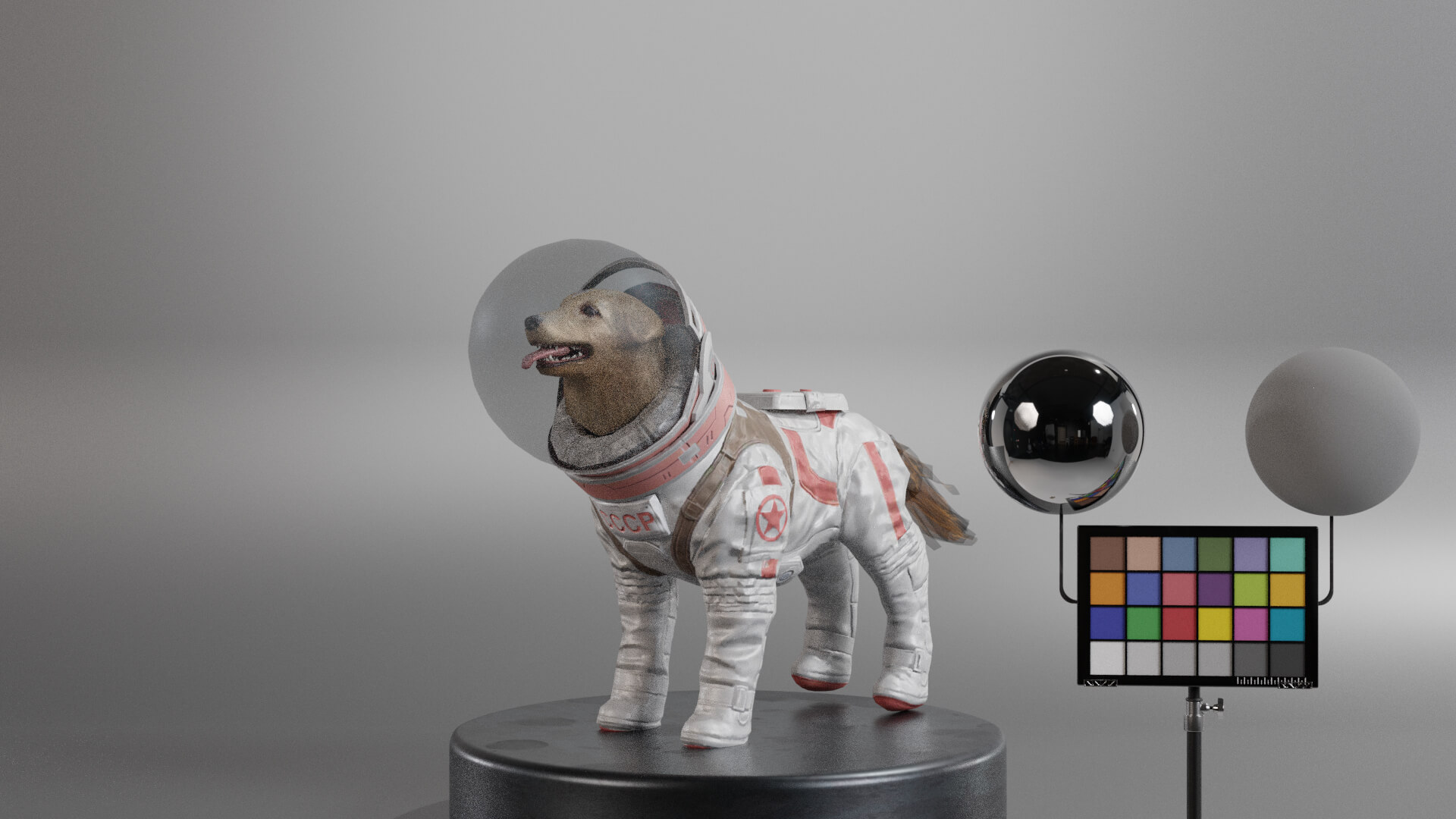 Cosmo The Space Dog - 3D Model by VFXMatrix