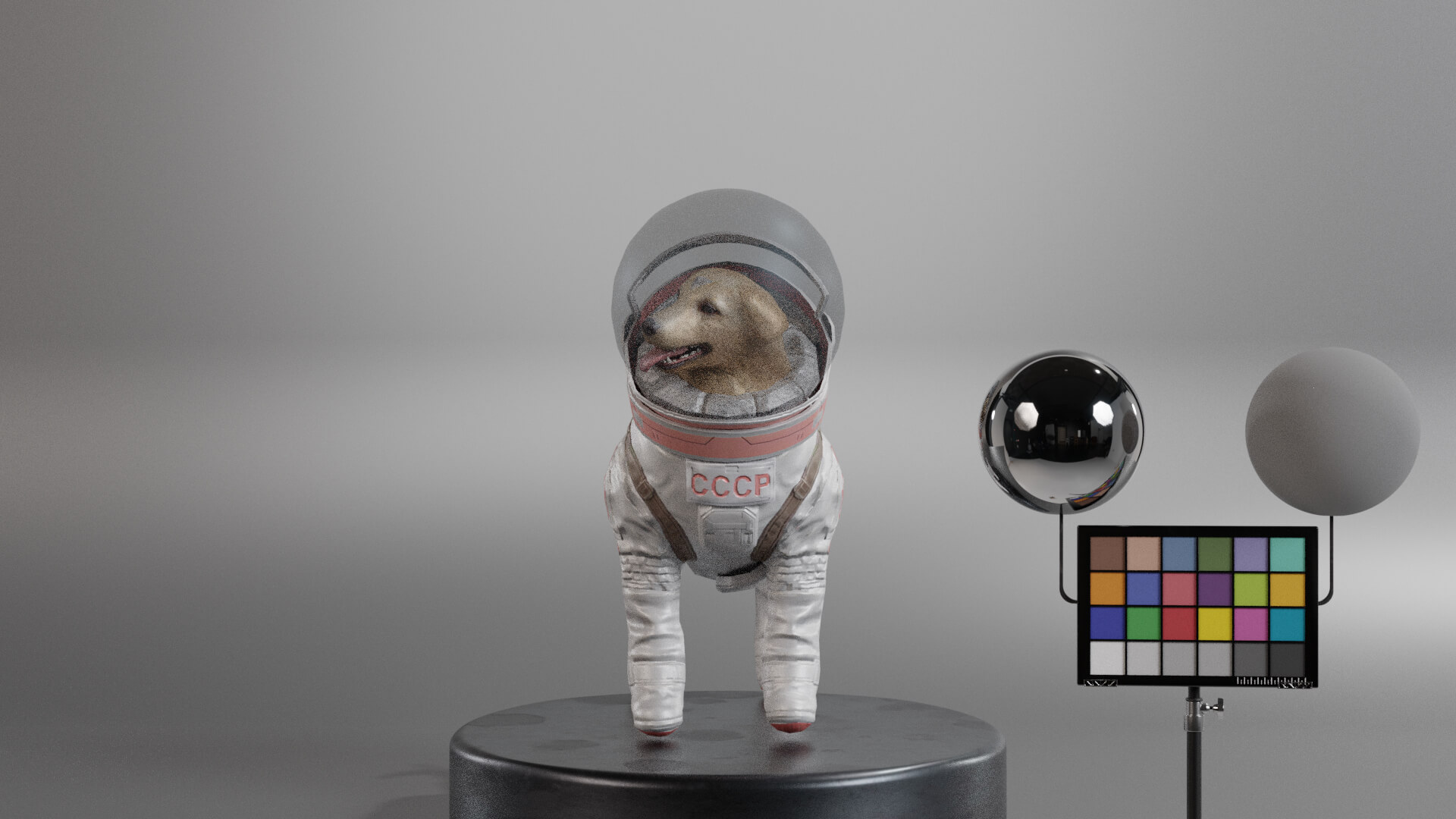 Cosmo The Space Dog - 3D Model by VFXMatrix