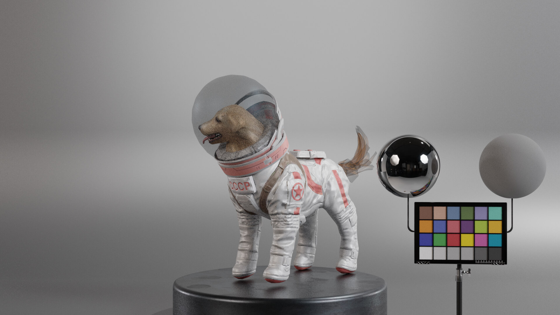 Cosmo The Space Dog - 3D Model by VFXMatrix
