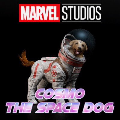 Cosmo The Space Dog - 3D Model by VFXMatrix