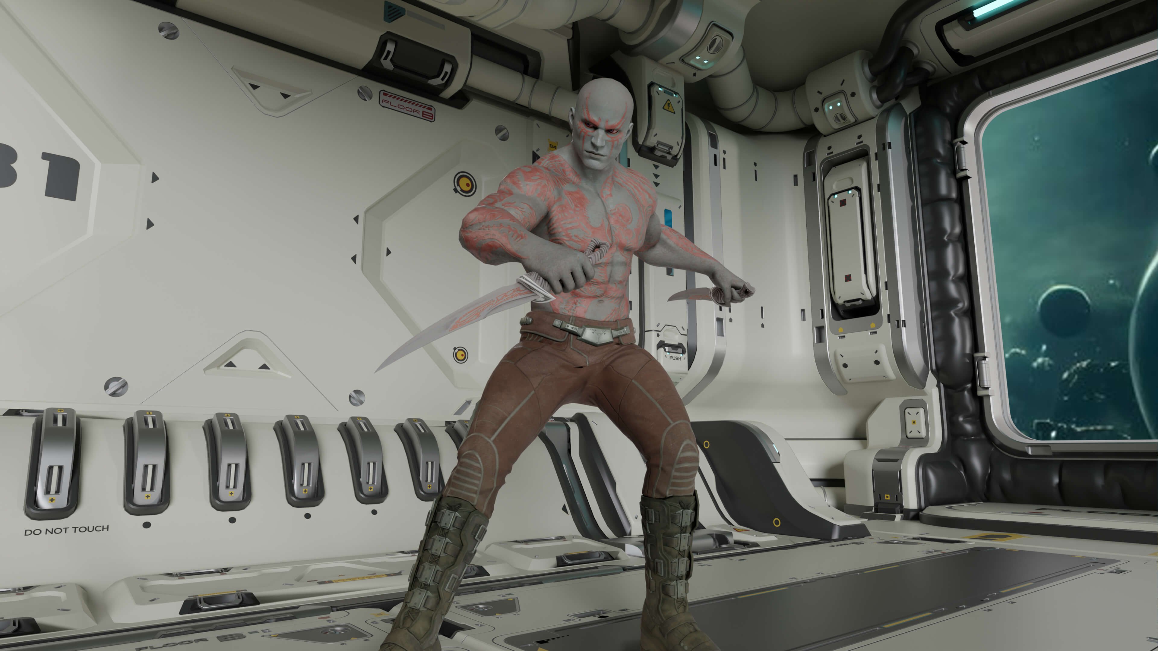 Drax The Destroyer - 3D Model by VFXMatrix