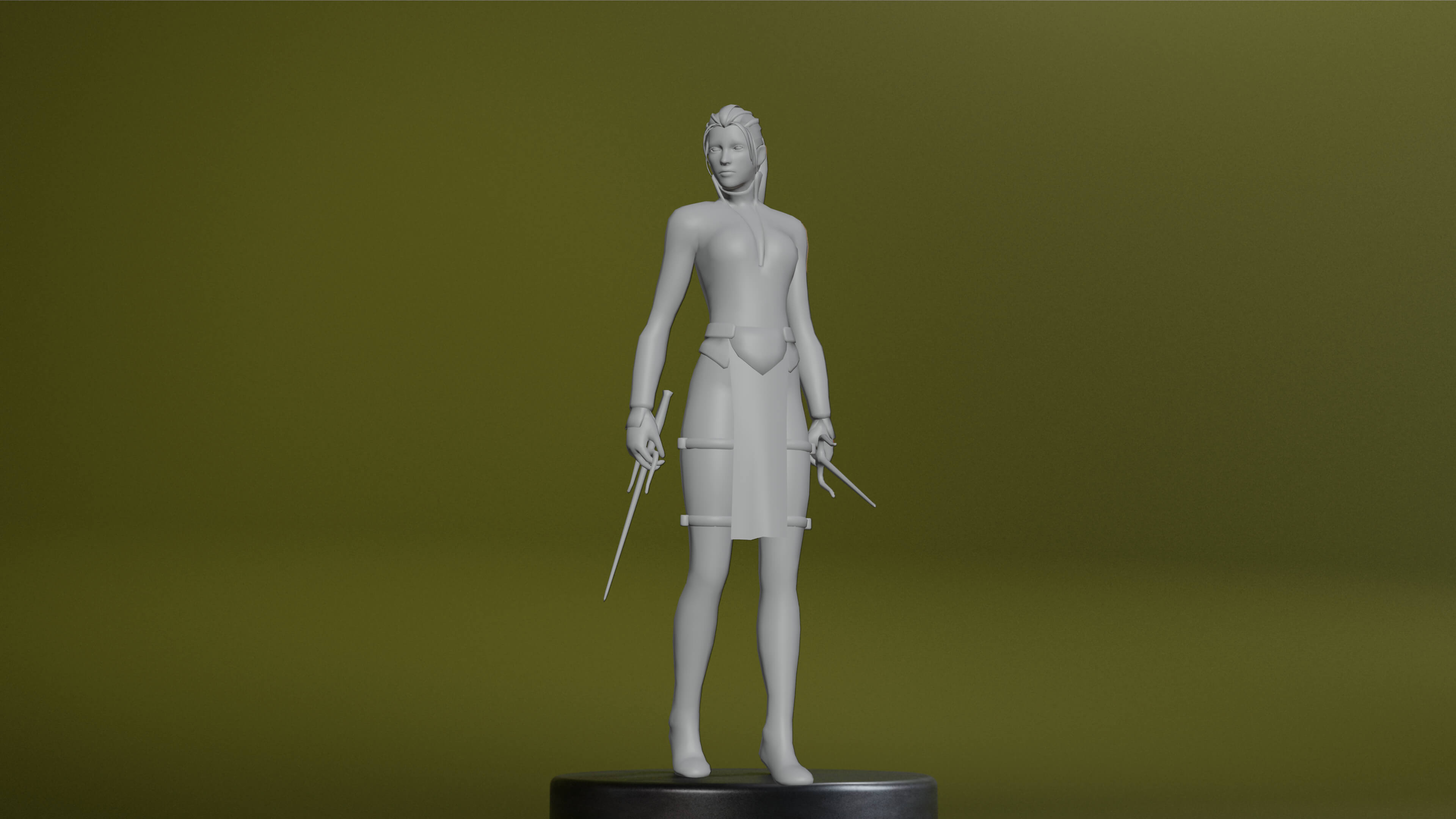 Elektra Natchios - 3D Model by VFXMatrix