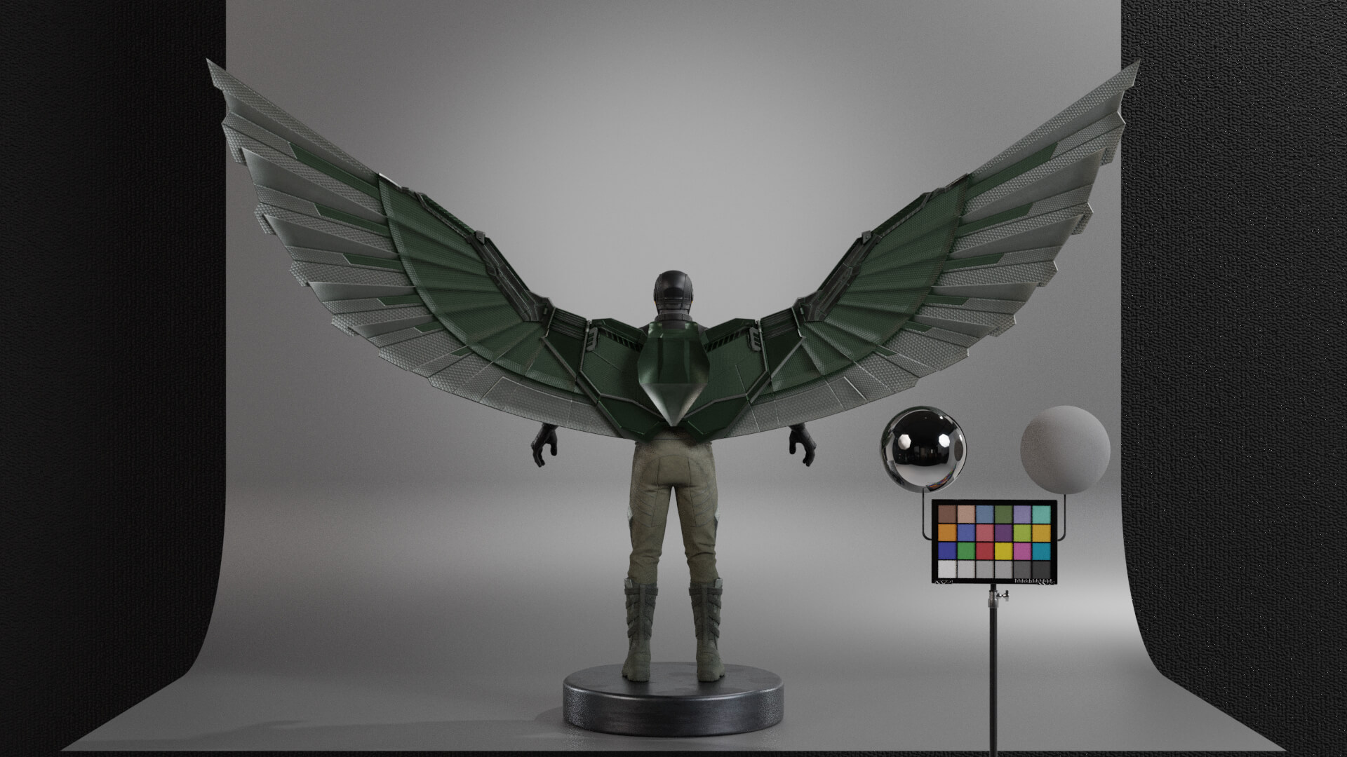 Falcon - Joaquín Torres 3D Model by VFXMatrix