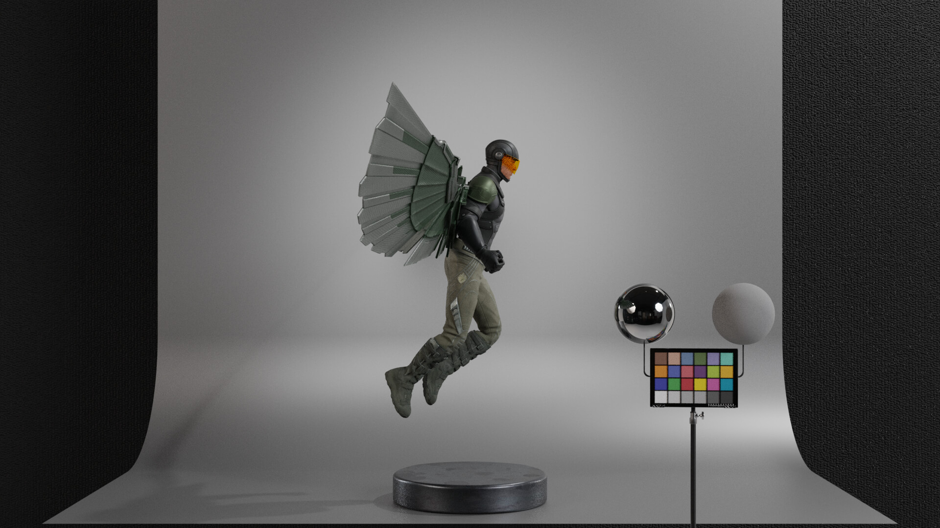 Falcon - Joaquín Torres 3D Model by VFXMatrix