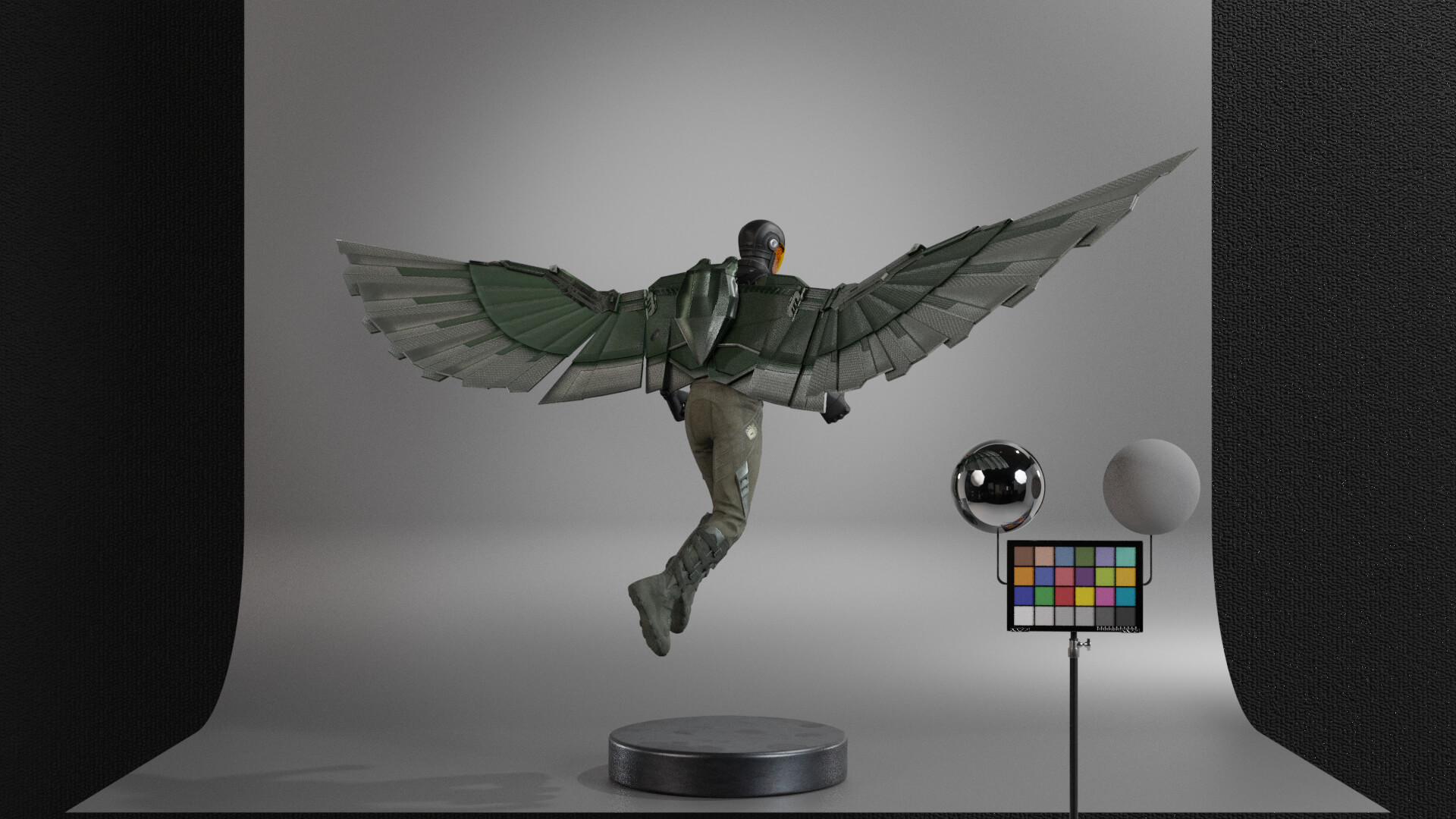 Falcon - Joaquín Torres 3D Model by VFXMatrix