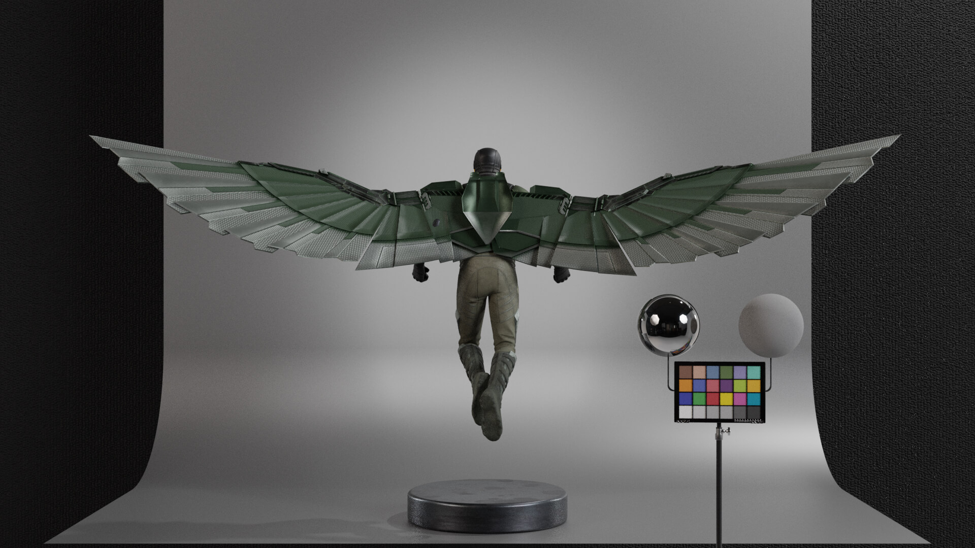 Falcon - Joaquín Torres 3D Model by VFXMatrix