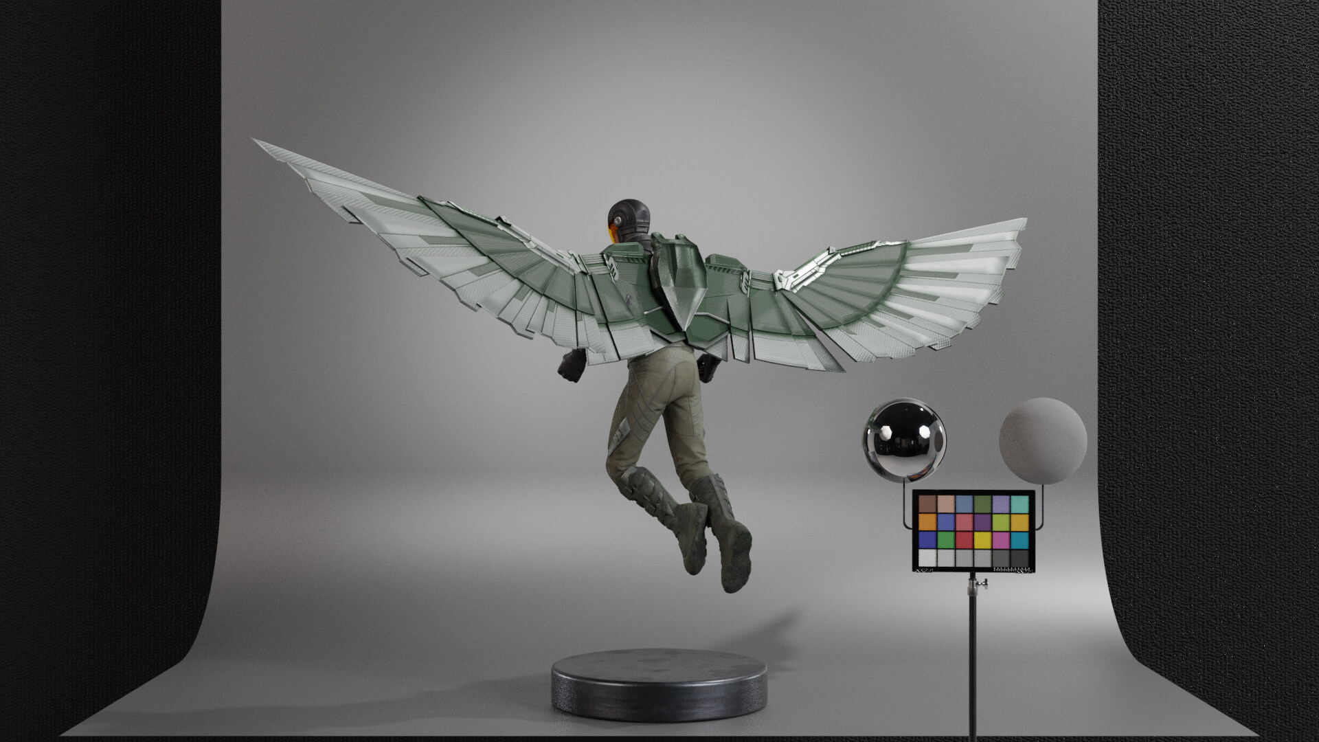 Falcon - Joaquín Torres 3D Model by VFXMatrix