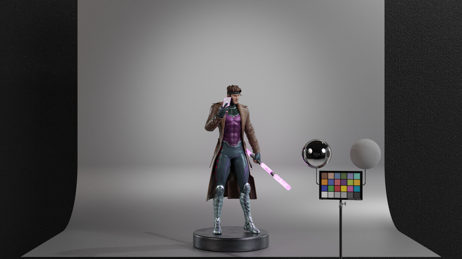 Gambit - Remy Lebeau 3D Model by VFXMatrix