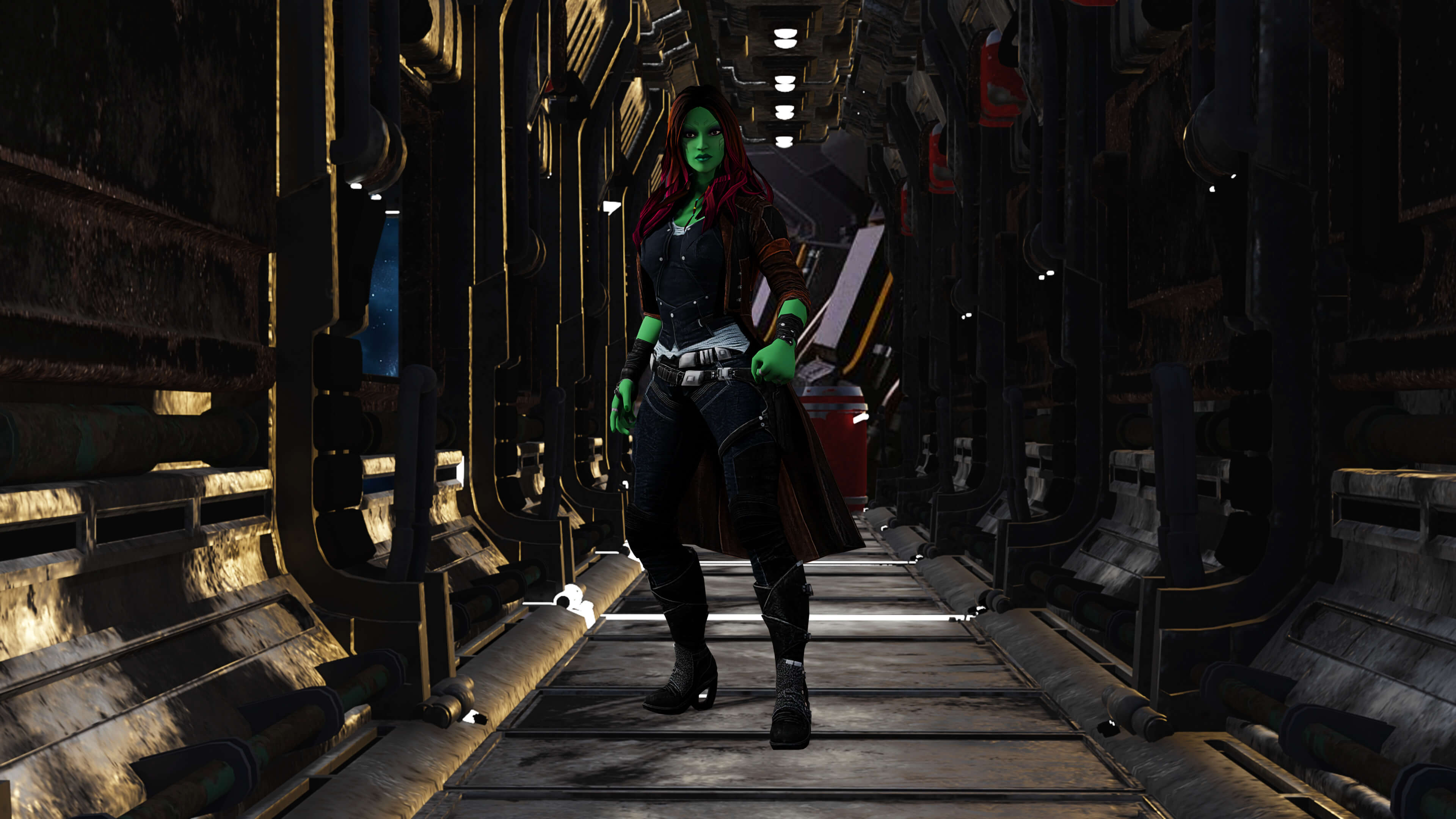 Gamora - Daughter of Thanos 3D Model by VFXMatrix