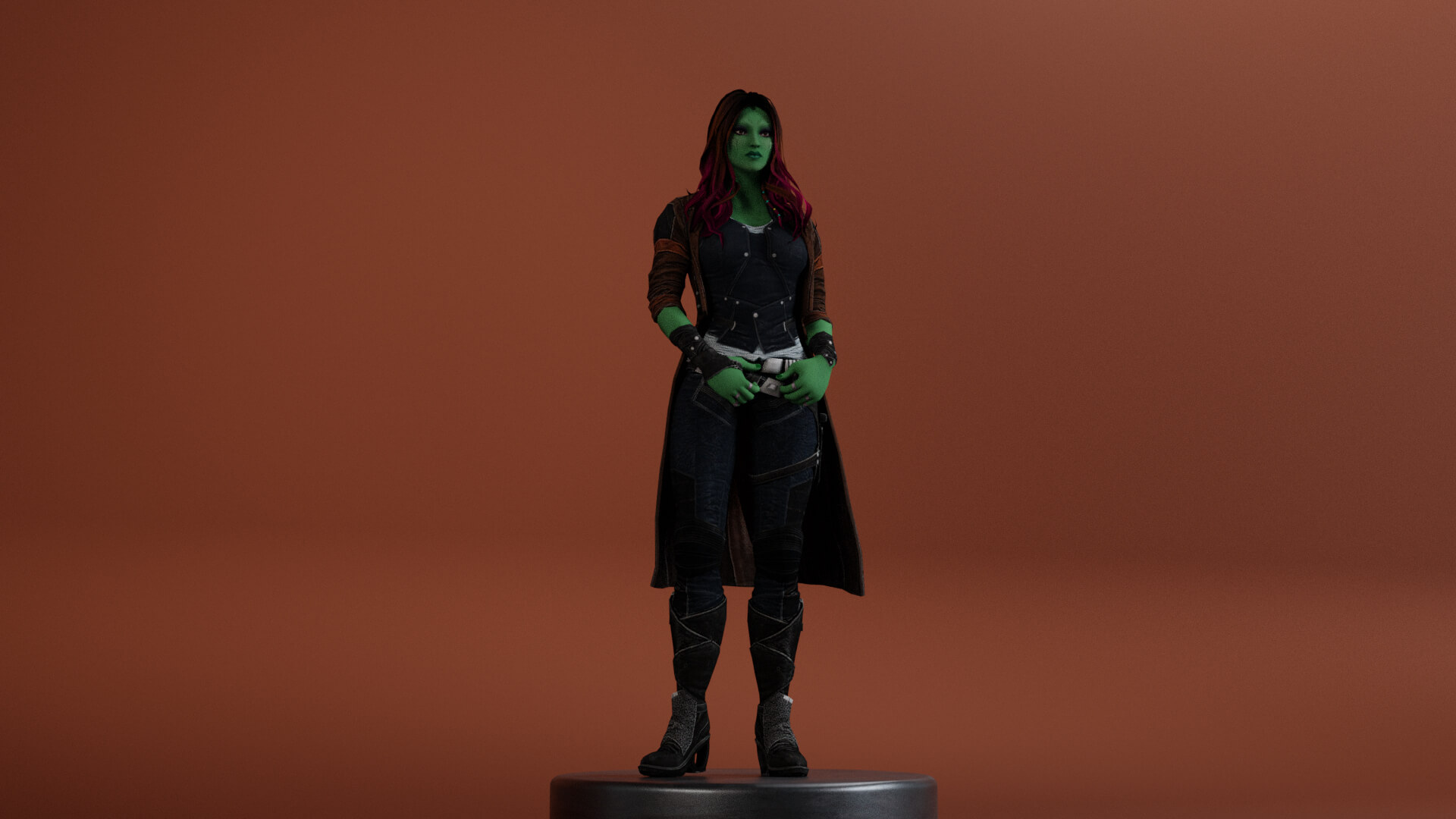 Gamora - Daughter of Thanos 3D Model by VFXMatrix