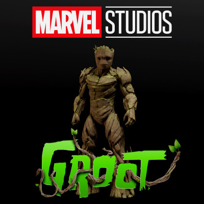 Groot - Gotg Volume 3 3D Model by VFXMatrix