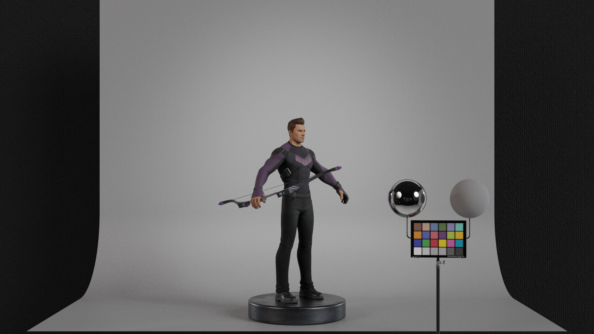 Hawkeye - Clint Barton 3D Model by VFXMatrix
