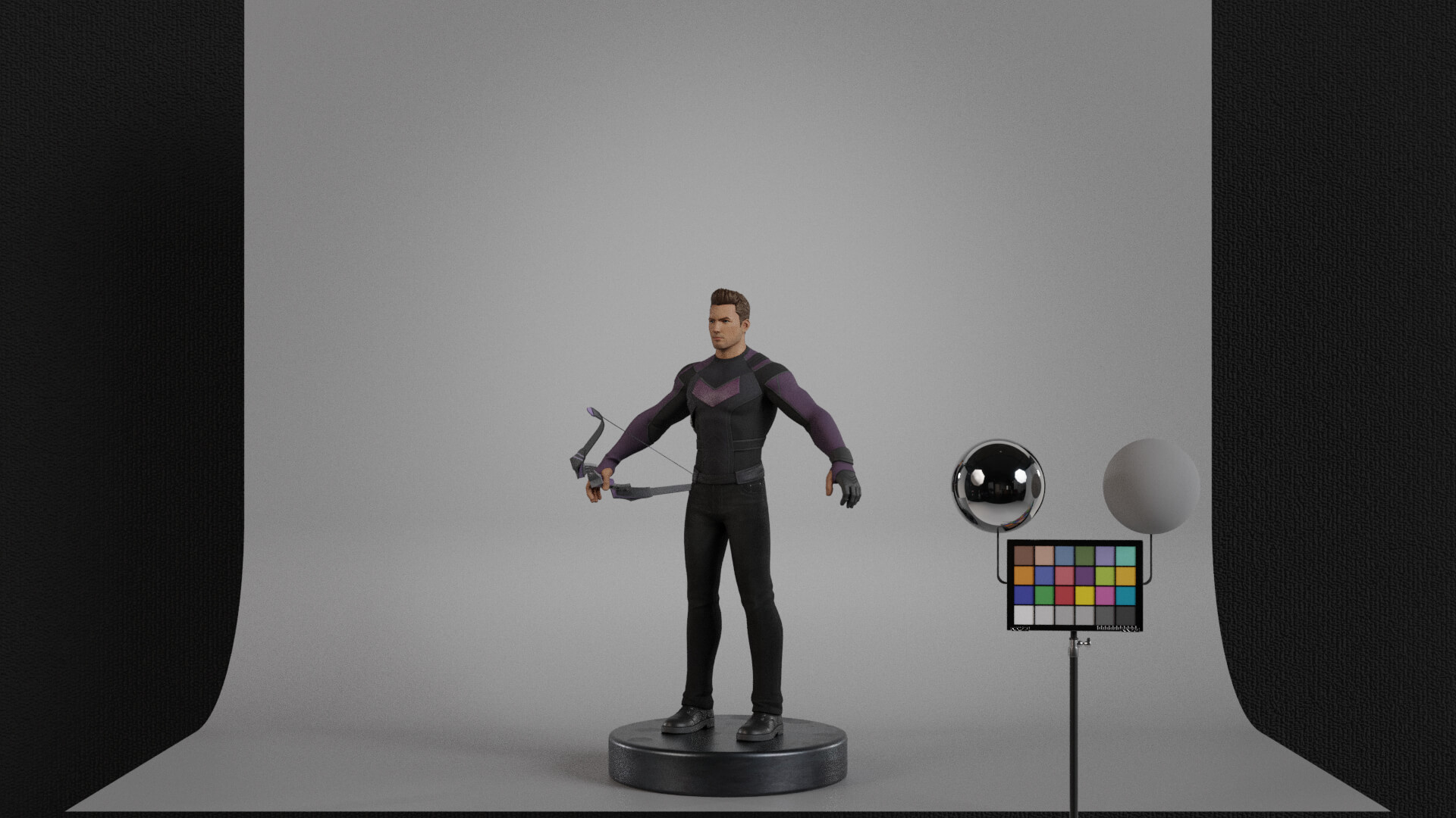 Hawkeye - Clint Barton 3D Model by VFXMatrix