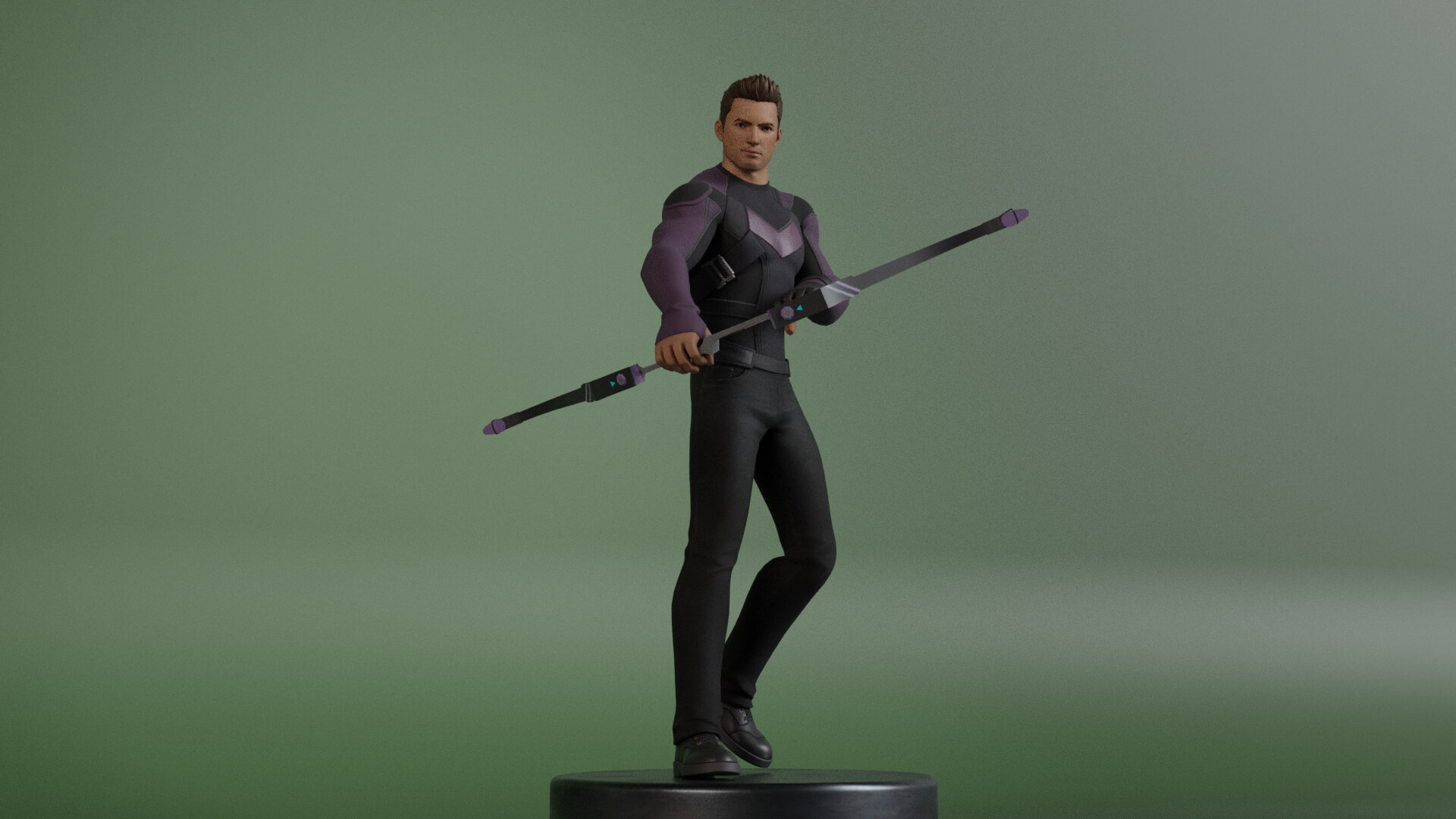 Hawkeye - Clint Barton 3D Model by VFXMatrix