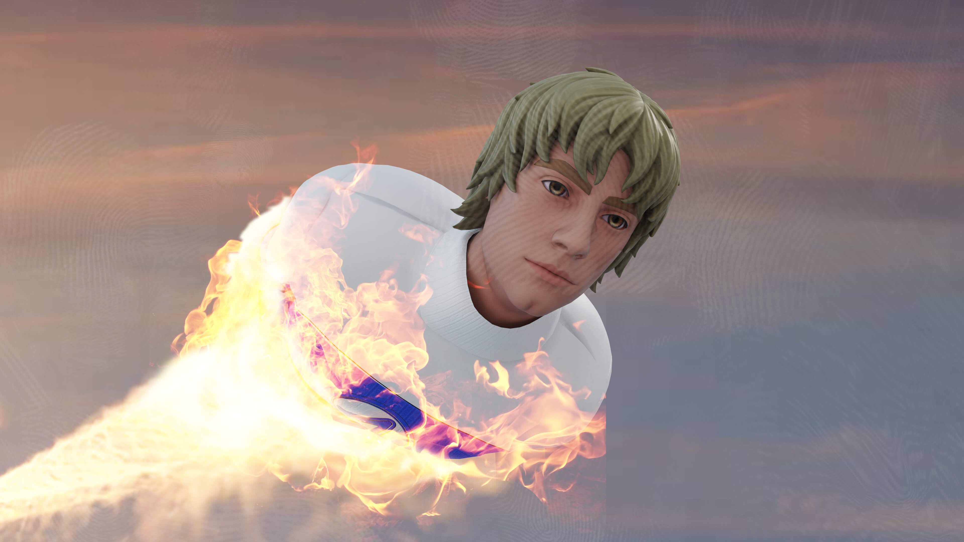 Human Torch - Johnny Storm 3D Model by VFXMatrix