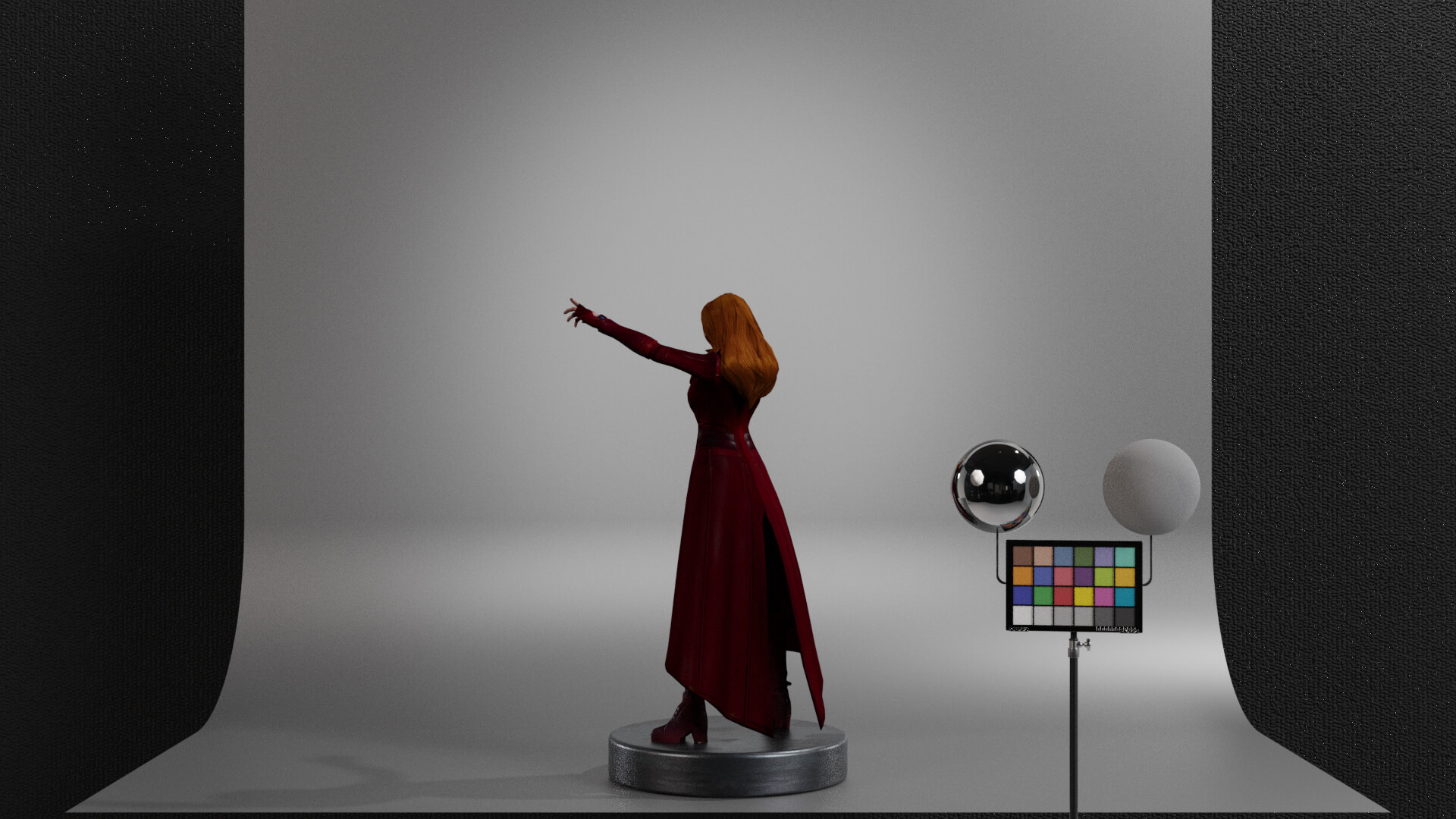 Jean Gray - Phoenix 3D Model by VFXMatrix