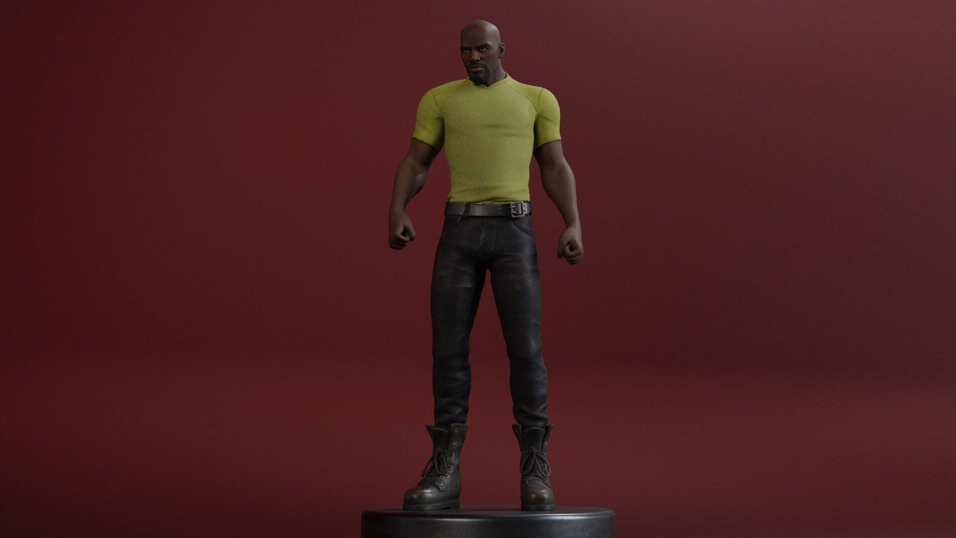Luke Cage - Power Man 3D Model by VFXMatrix