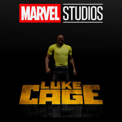 Luke Cage - Power Man 3D Model by VFXMatrix