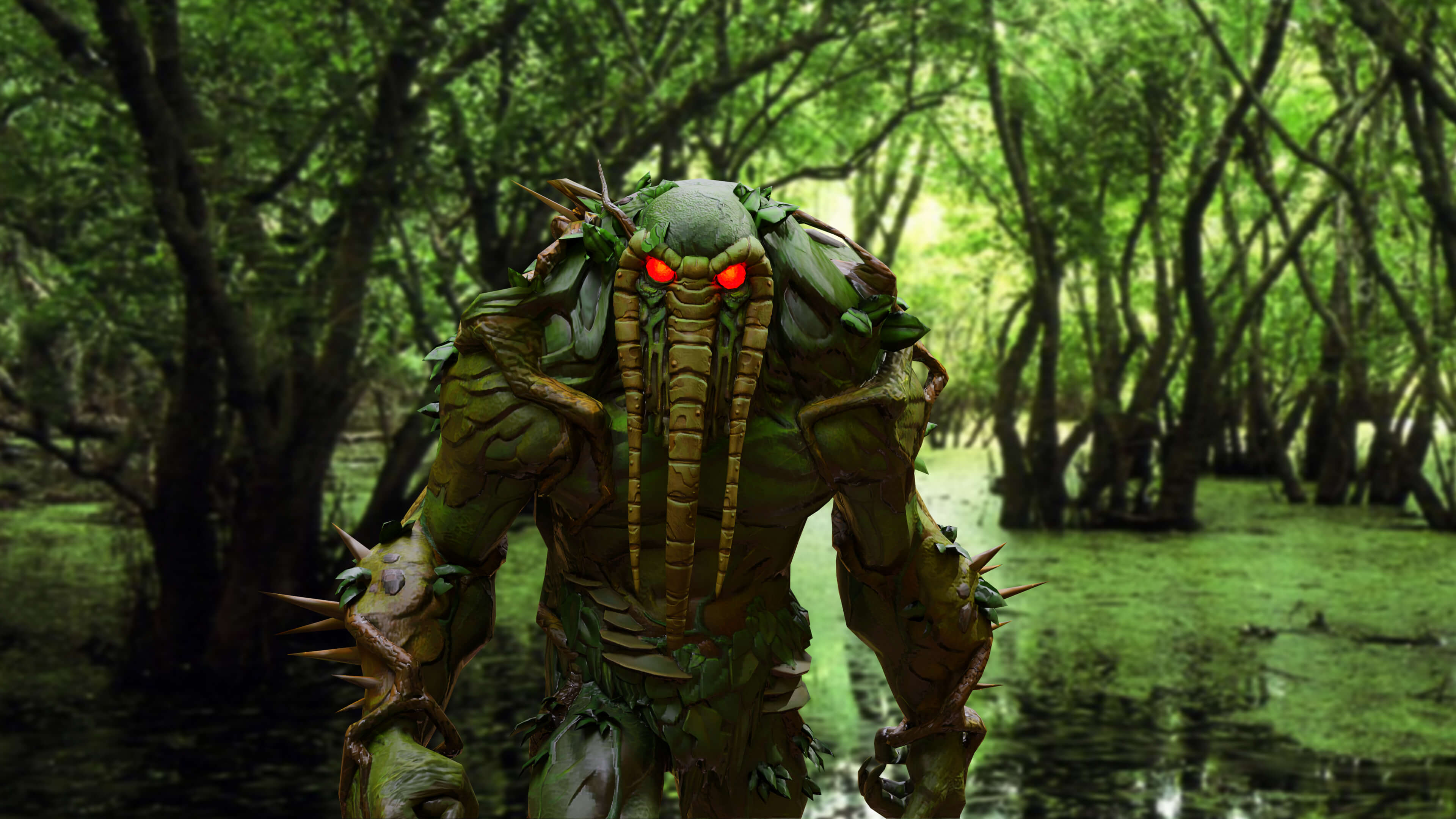 Man-Thing - Theodore "Ted" Sallis 3D Model by VFXMatrix