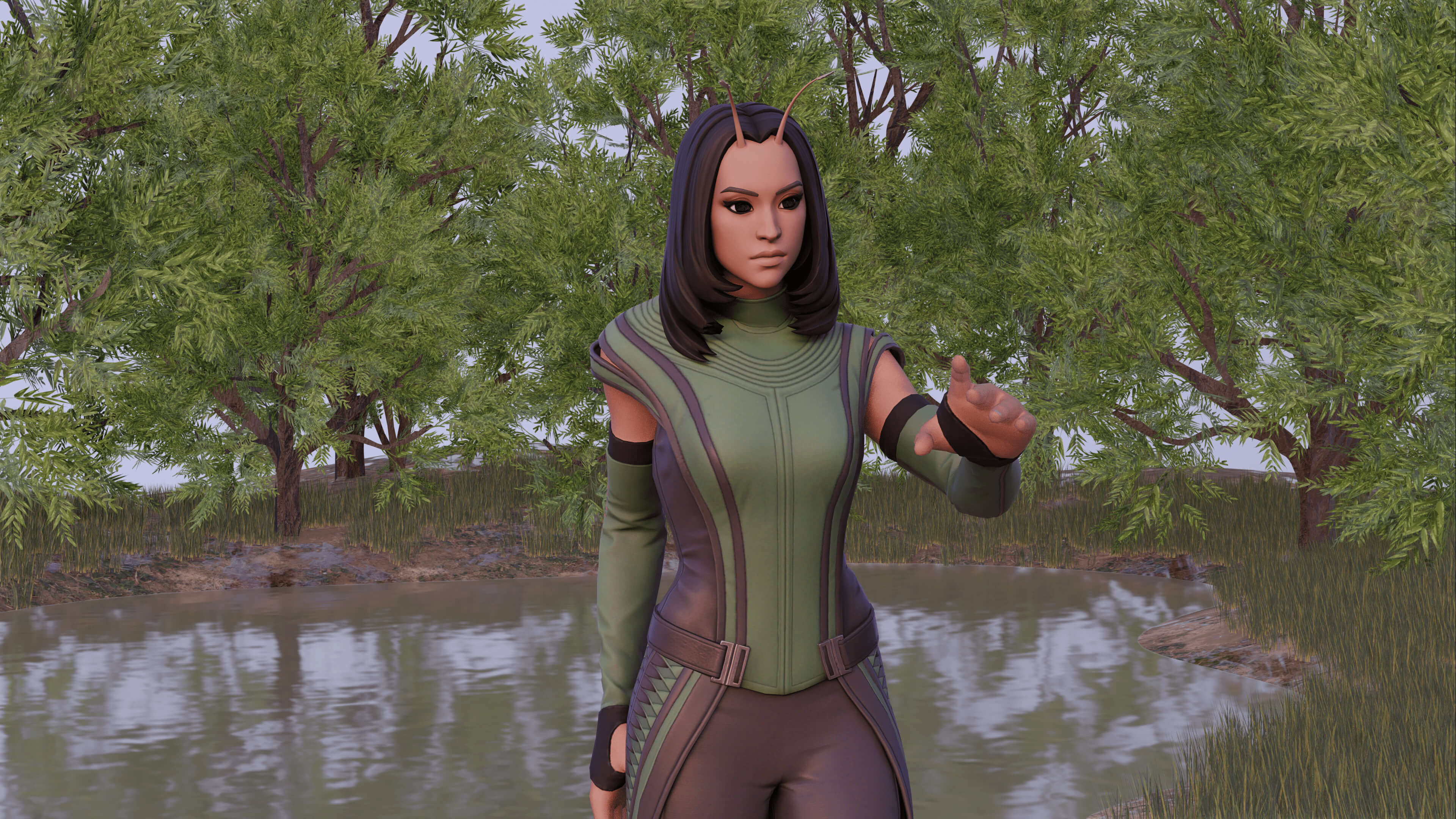 Mantis - Daughter of Ego 3D Model by VFXMatrix
