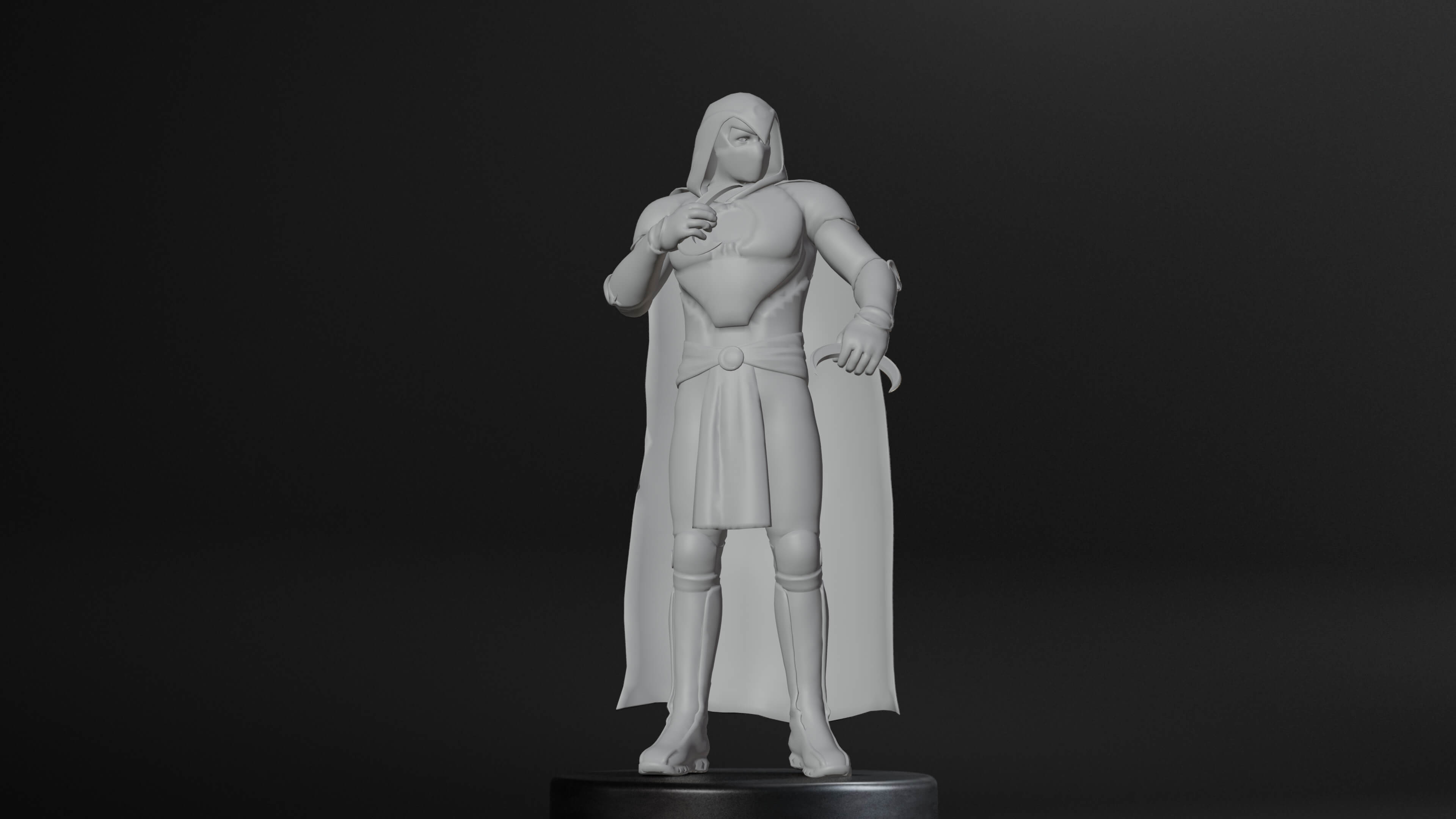 Moon Knight - Marc Spector 3D Model by VFXMatrix