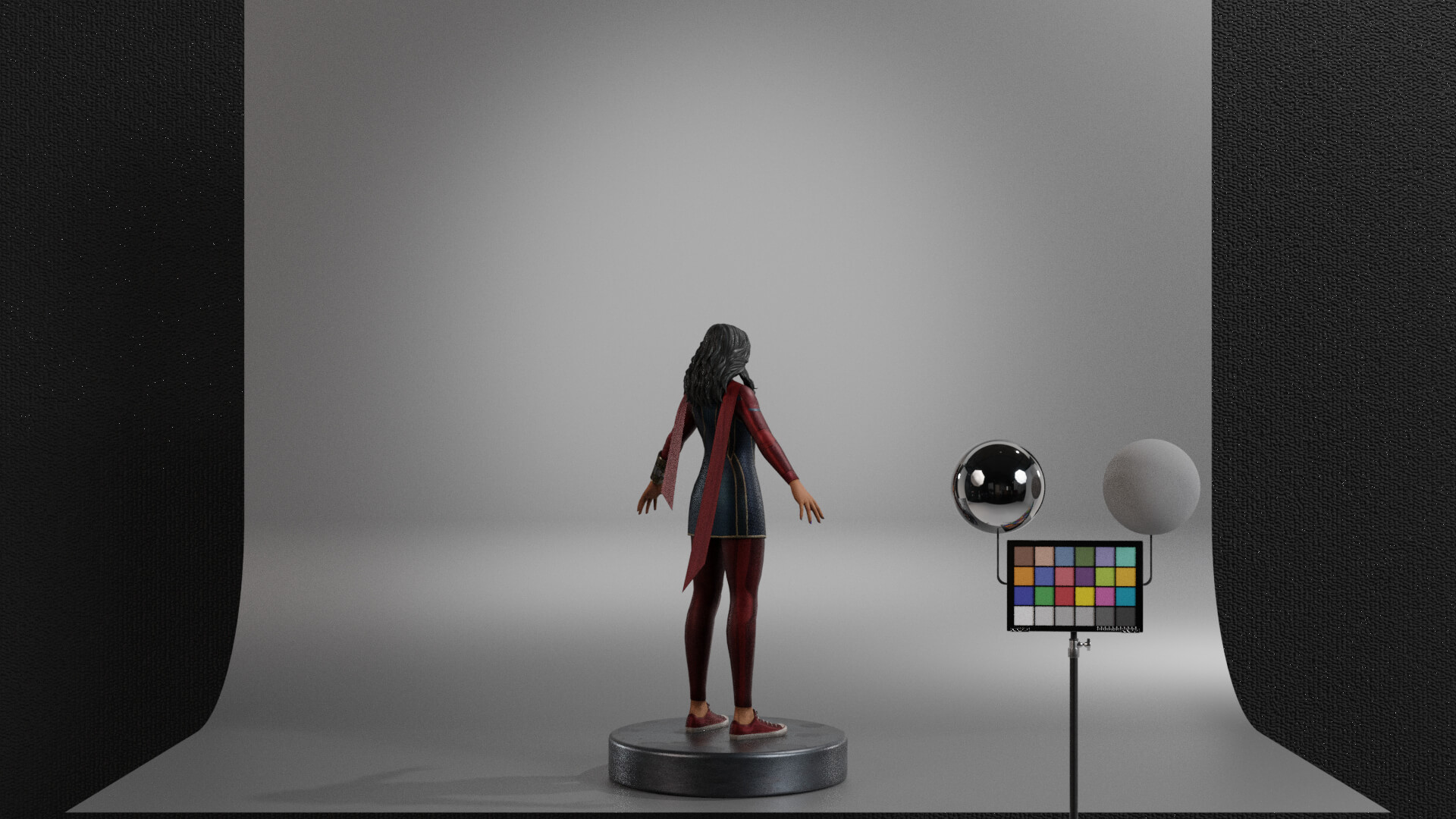 MS. Marvel - Kamala Khan 3D Model by VFXMatrix