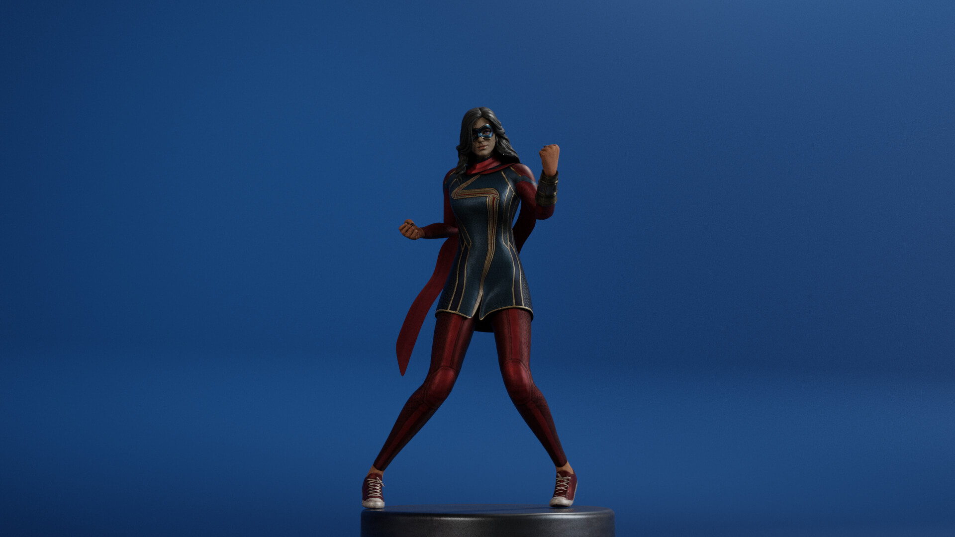 MS. Marvel - Kamala Khan 3D Model by VFXMatrix