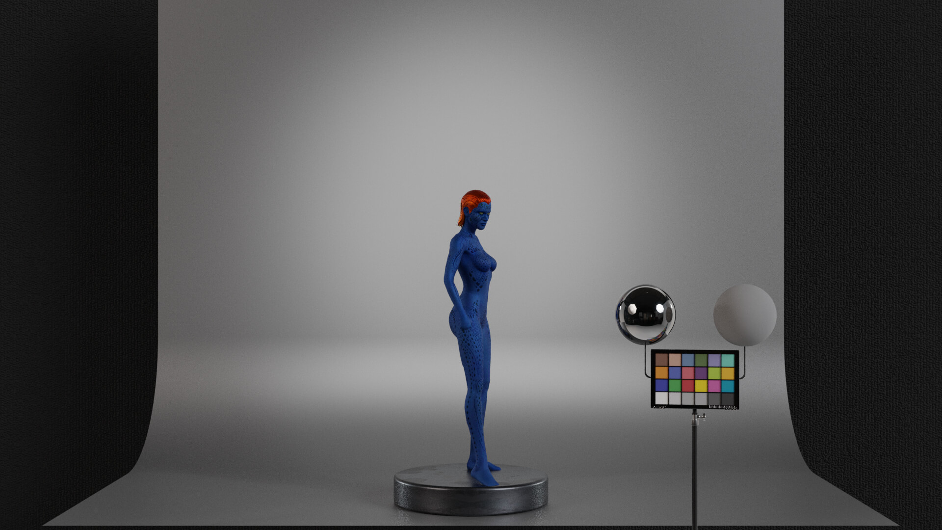 Mystique - Raven Darkhölme 3D Model by VFXMatrix