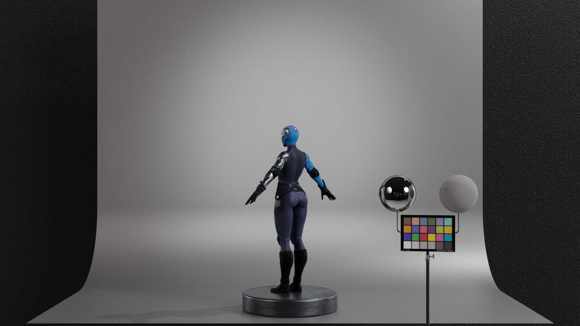 Nebula - Daughter of Thanos 3D Model by VFXMatrix