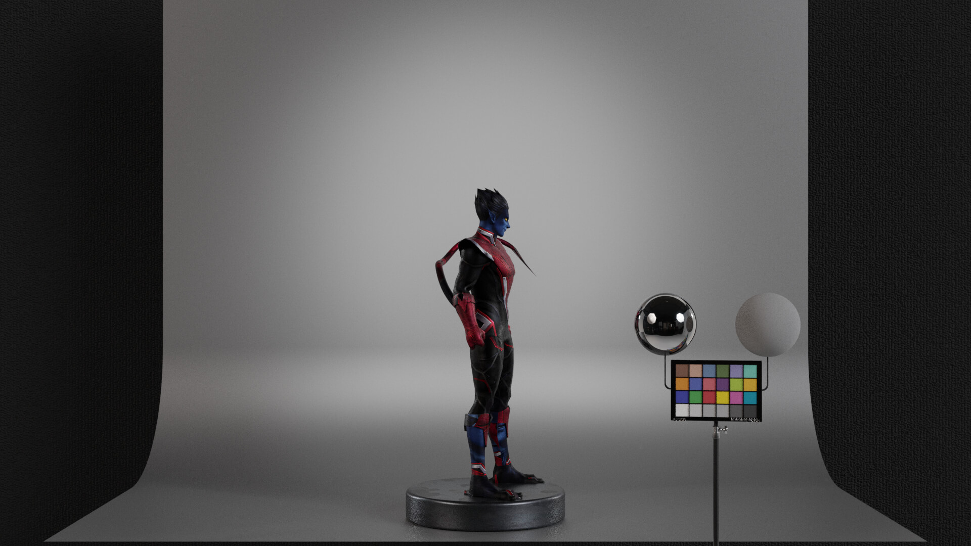 Nightcrawler - Kurt Wagner 3D Model by VFXMatrix