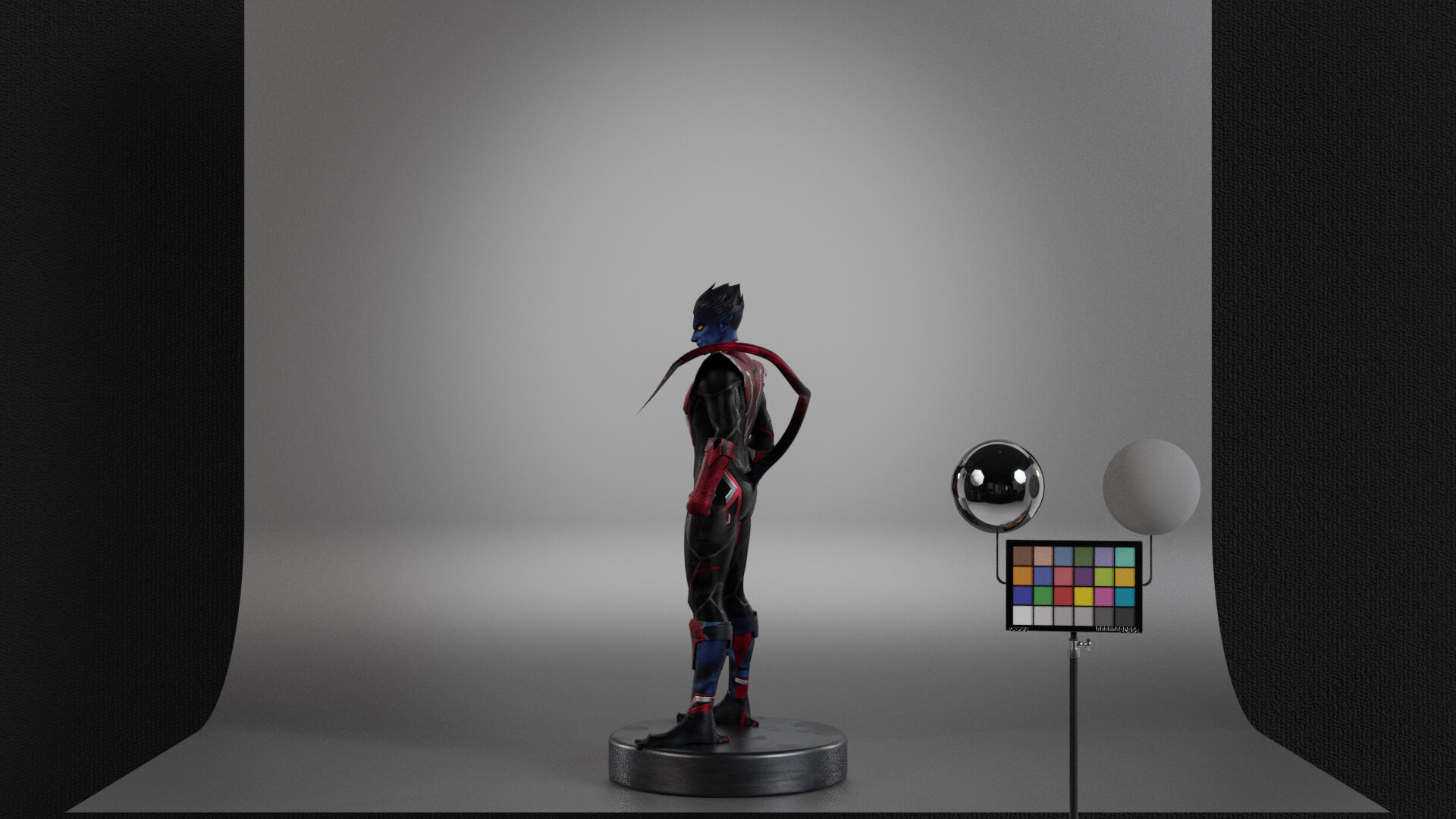 Nightcrawler - Kurt Wagner 3D Model by VFXMatrix