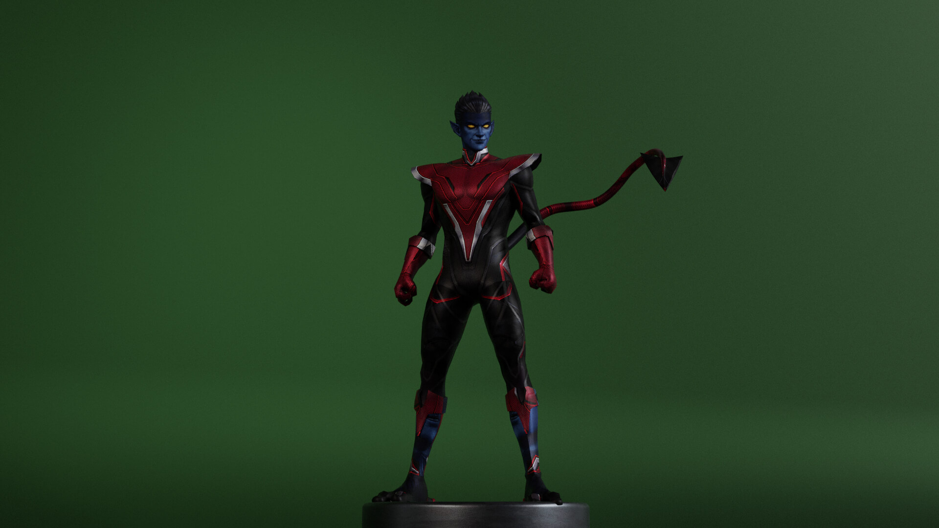 Nightcrawler - Kurt Wagner 3D Model by VFXMatrix