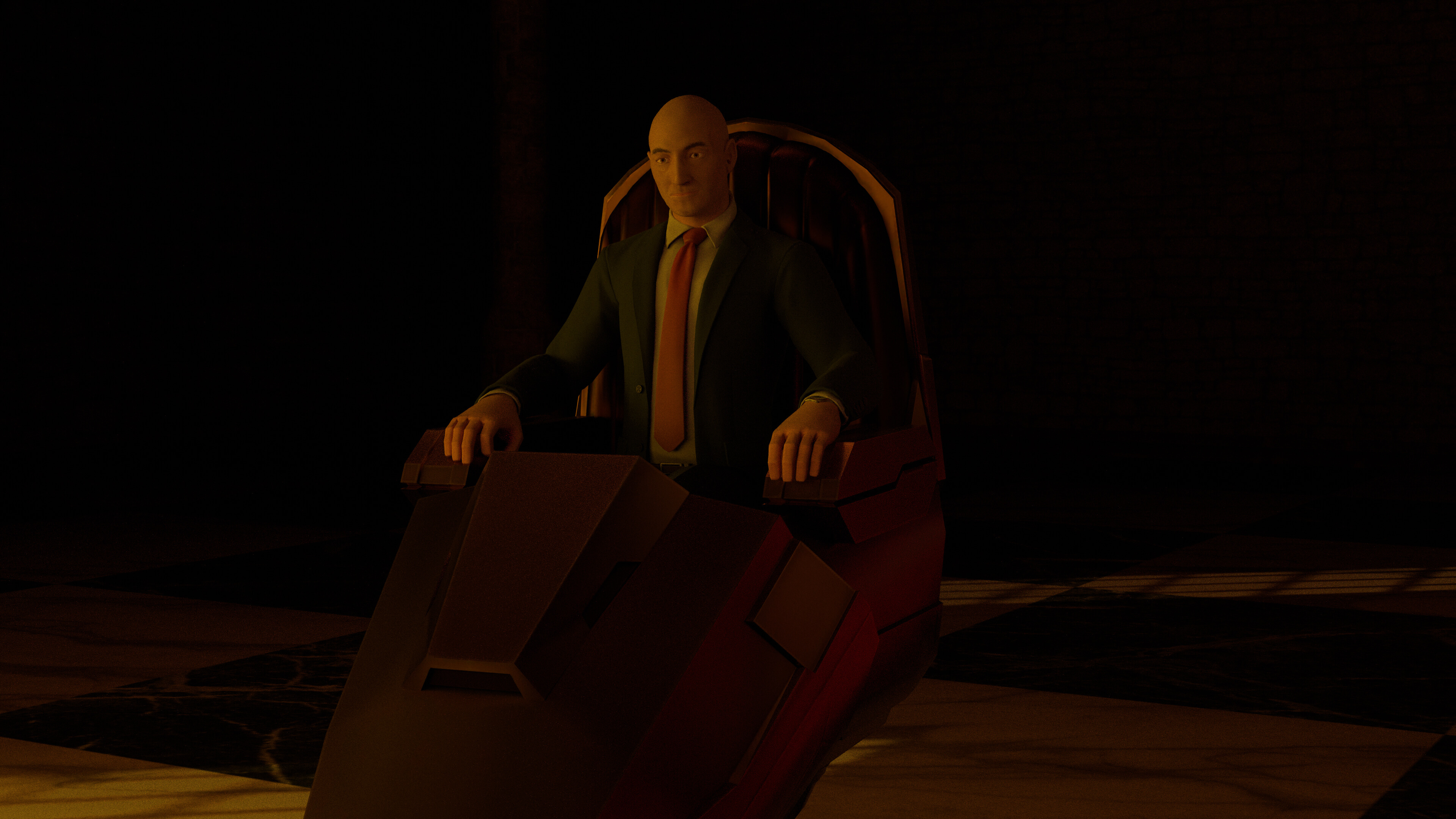 Professor X - Charles Xavier 3D Model by VFXMatrix
