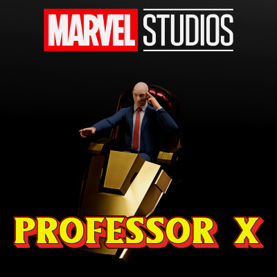 Professor X - Charles Xavier 3D Model by VFXMatrix