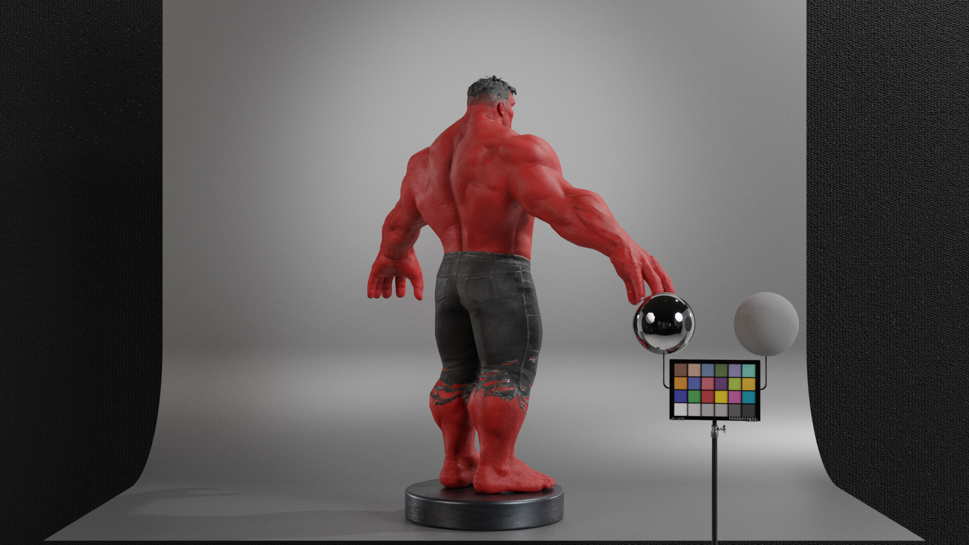 Red Hulk - General Thunderbolt Ross 3D Model by VFXMatrix