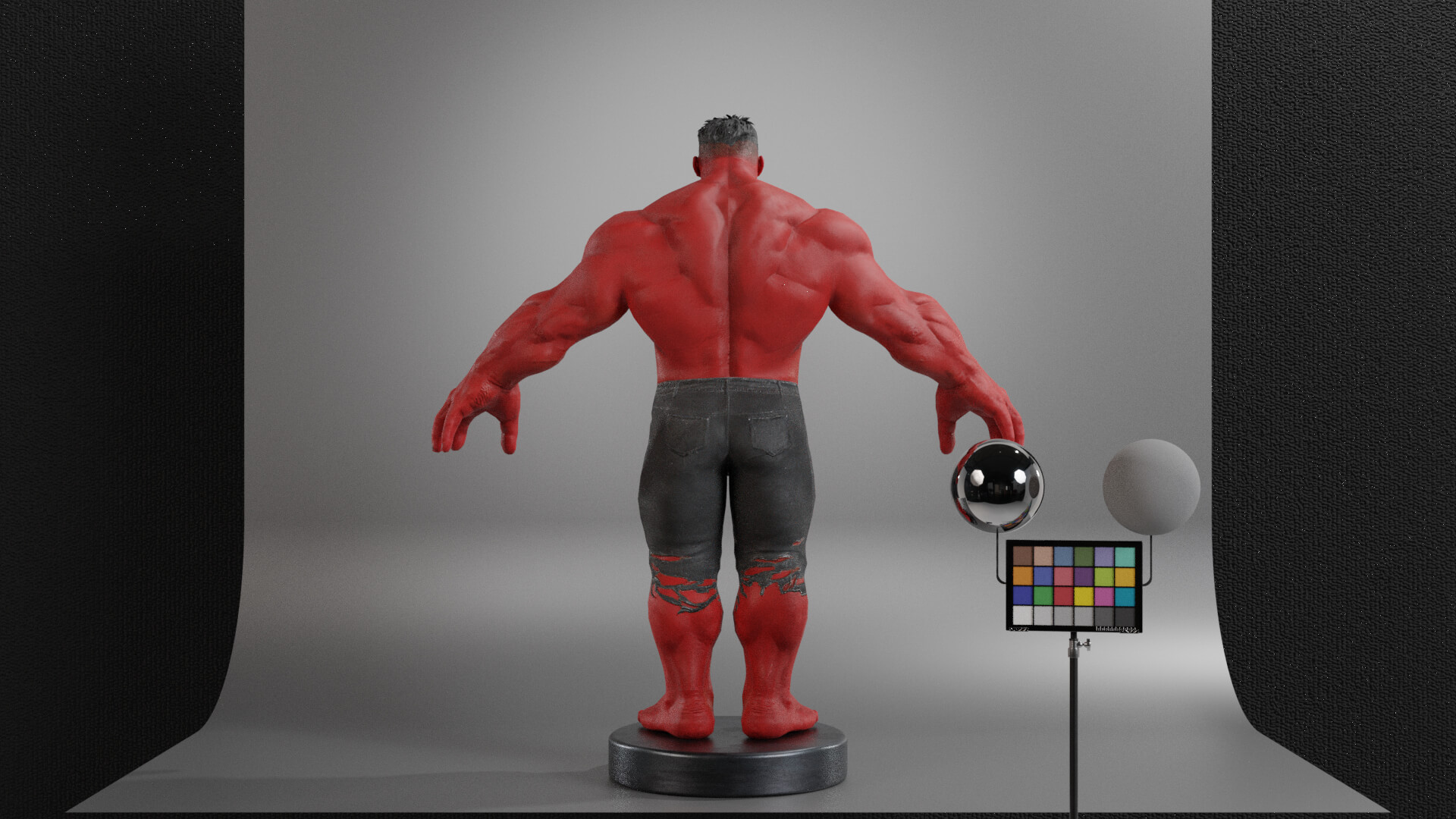 Red Hulk - General Thunderbolt Ross 3D Model by VFXMatrix