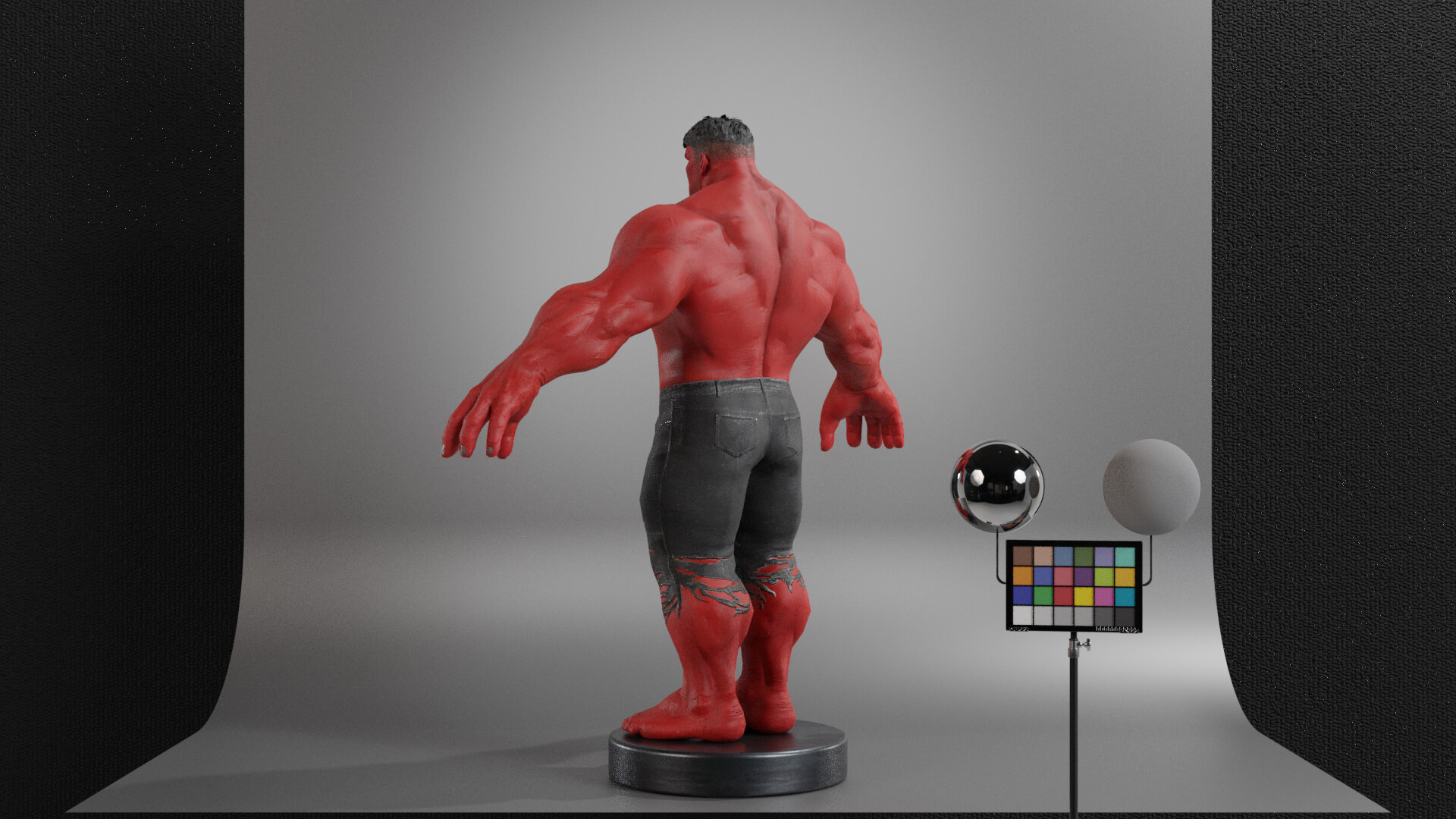 Red Hulk - General Thunderbolt Ross 3D Model by VFXMatrix