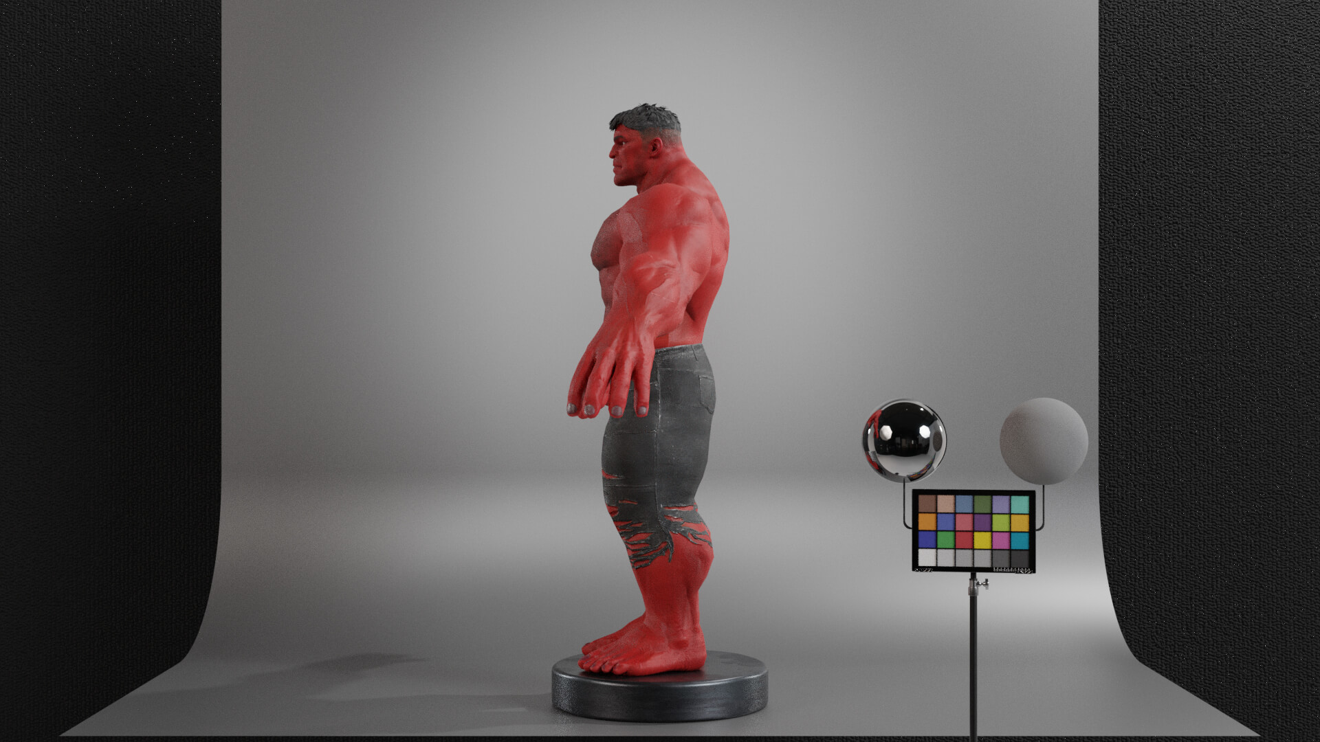 Red Hulk - General Thunderbolt Ross 3D Model by VFXMatrix