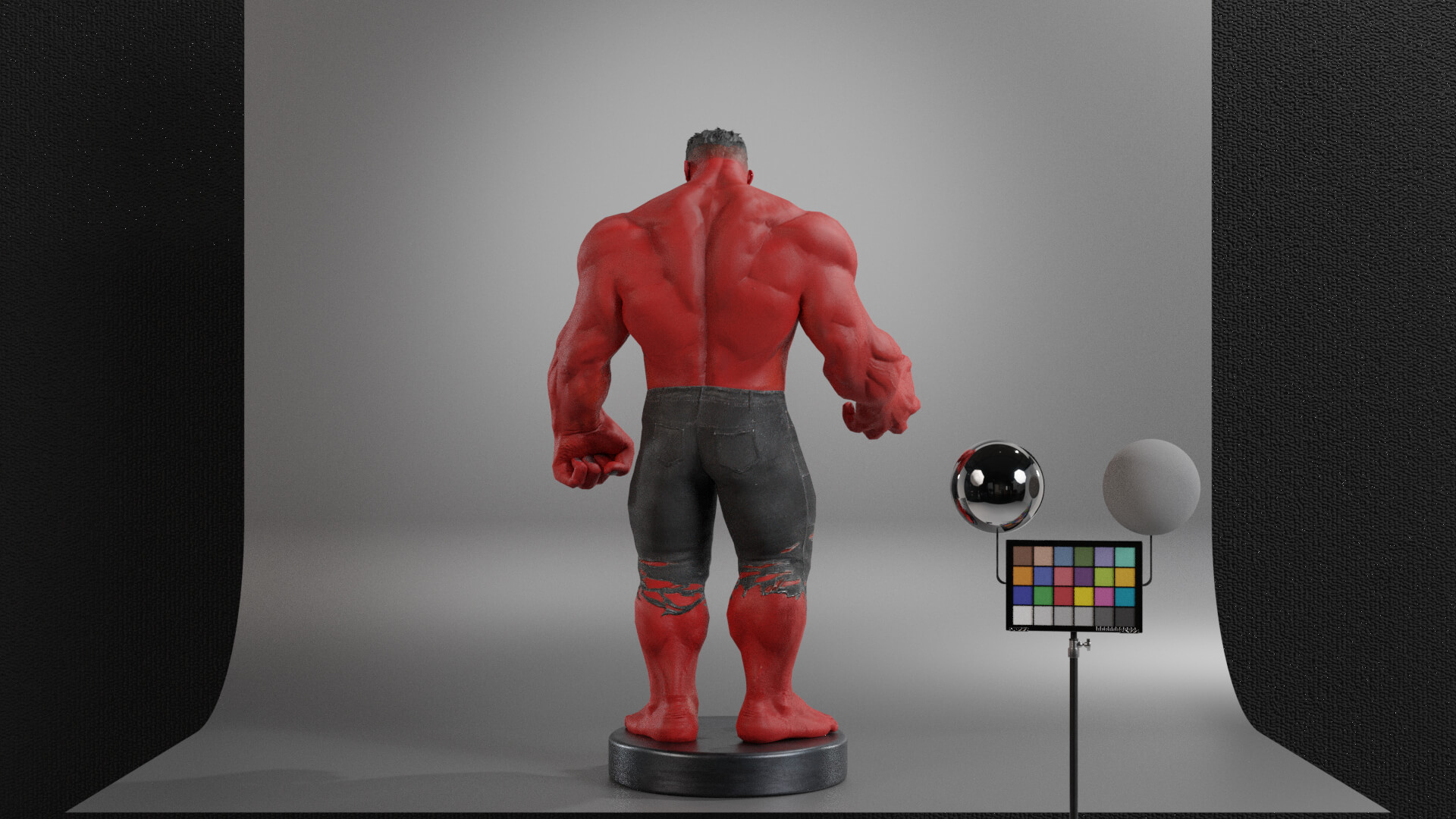 Red Hulk - General Thunderbolt Ross 3D Model by VFXMatrix