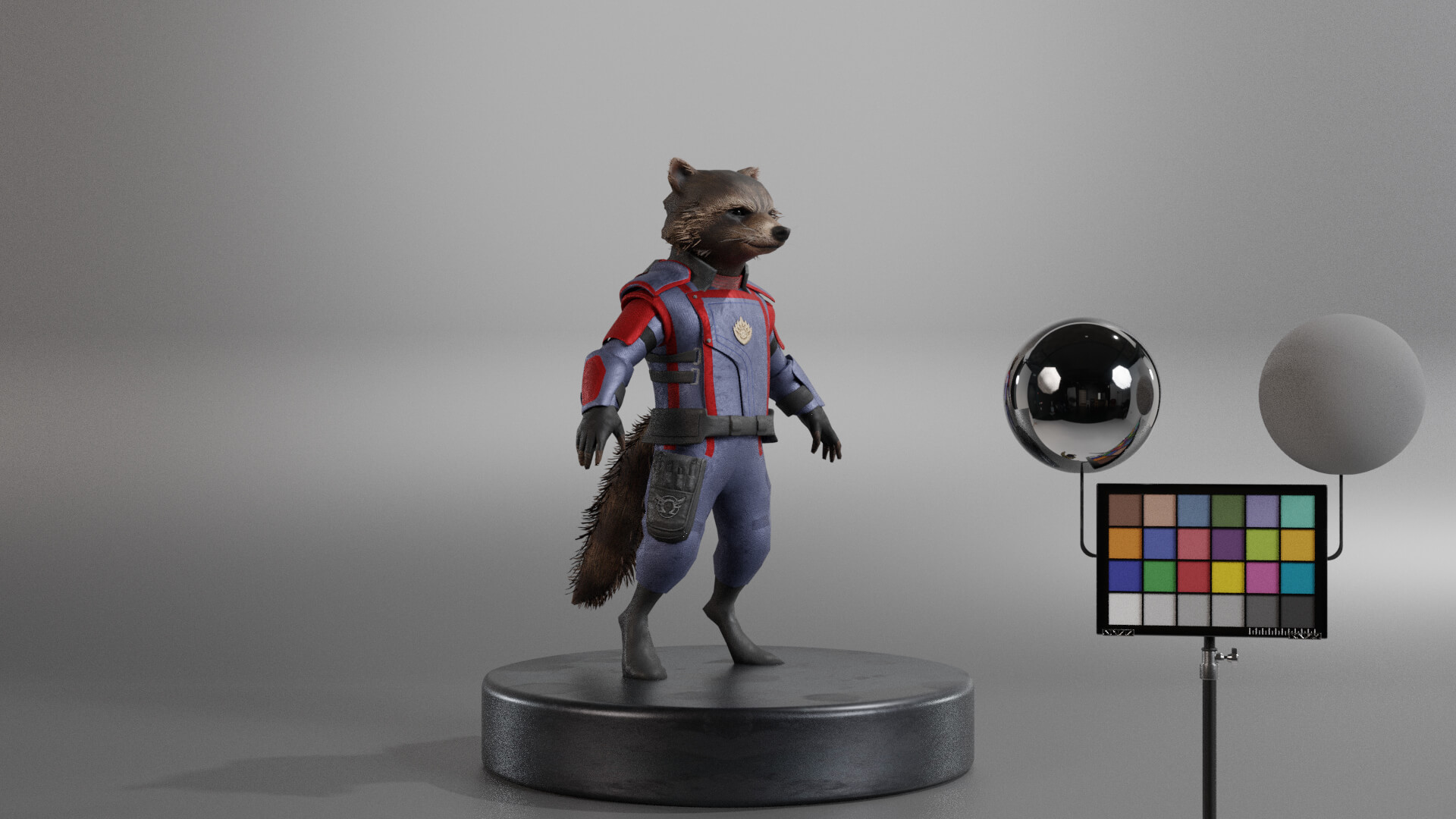 Rocket Raccoon - 3D Model by VFXMatrix