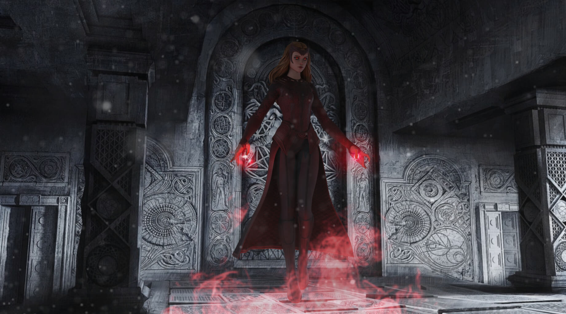 Scarlet Witch - 3D Model by VFXMatrix