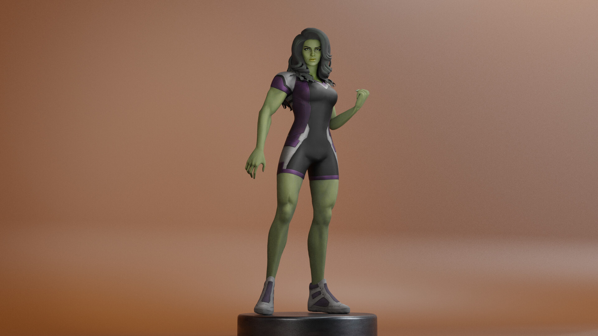 She Hulk Jennifer Walters 3d Model By Vfxmatrix 