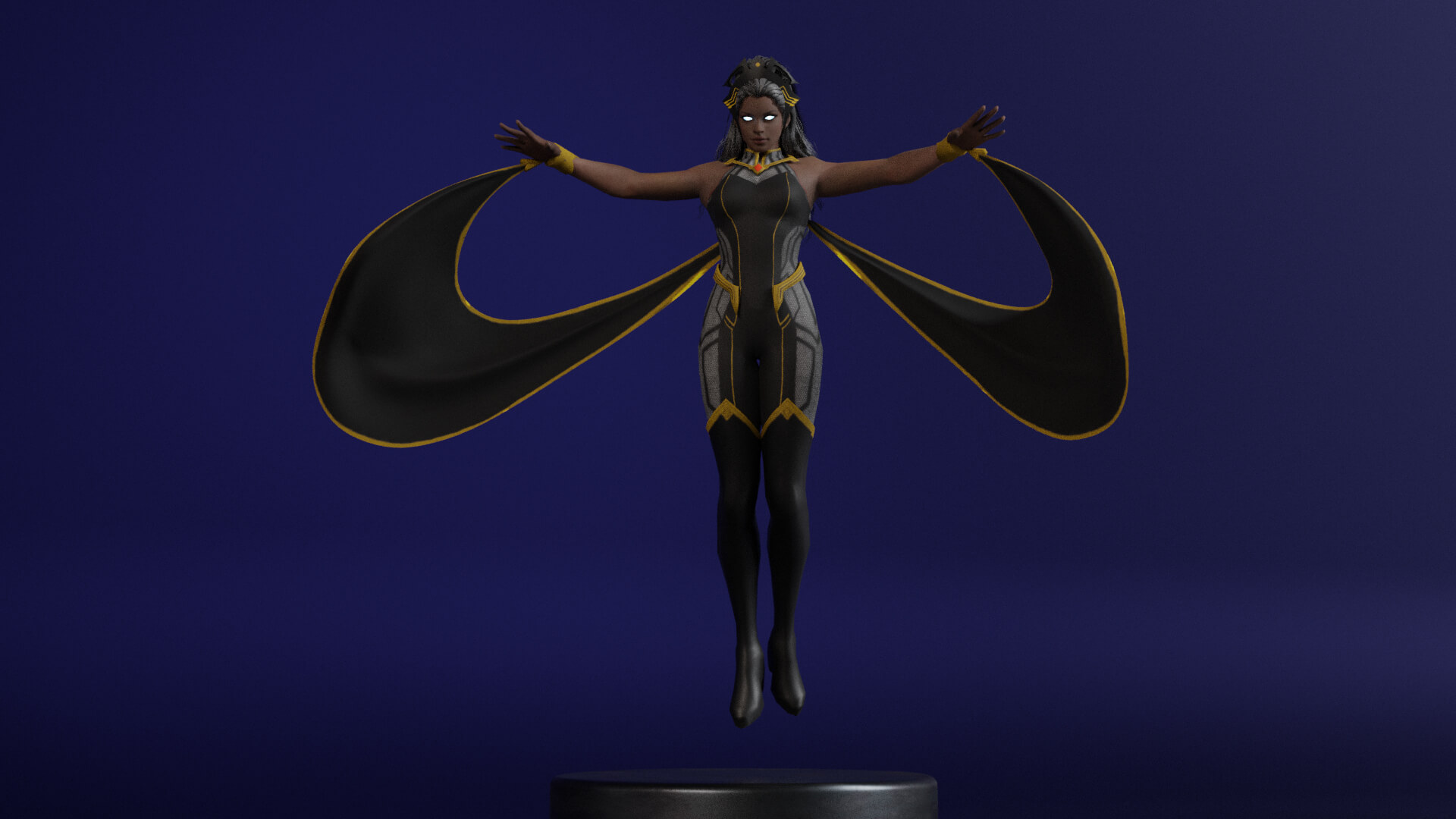 Storm - Ororo Munroe 3D Model by VFXMatrix