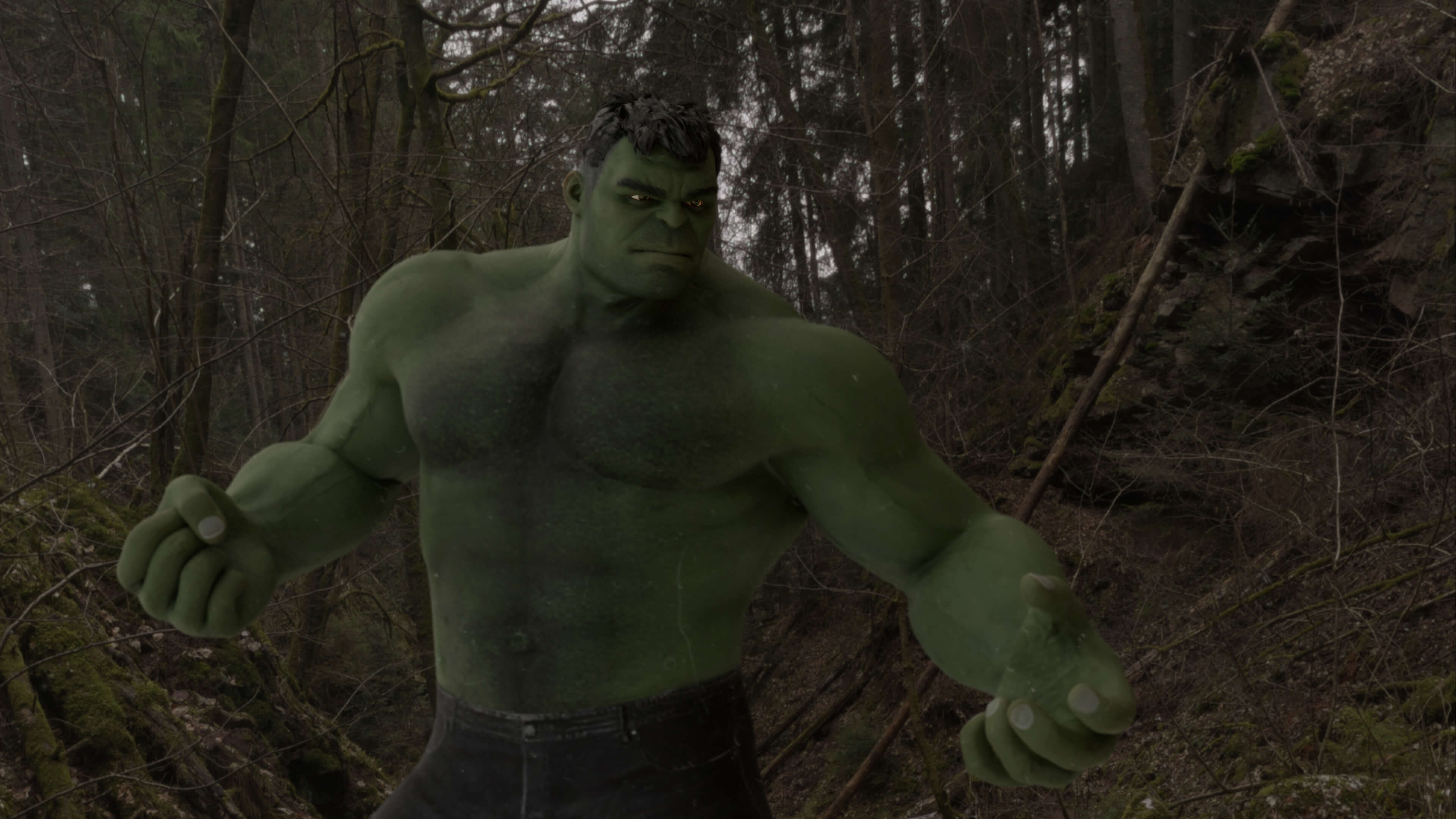 Hulk - Bruce Banner 3D Model by VFXMatrix