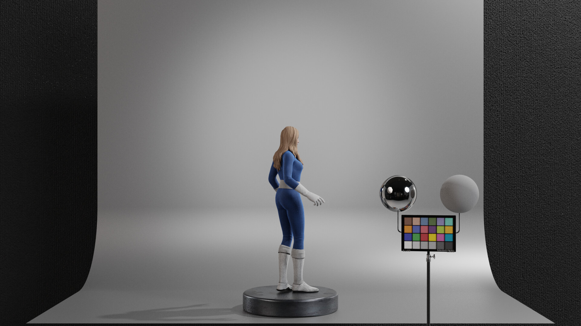 The Invisible Woman - Sue Storm 3D Model by VFXMatrix