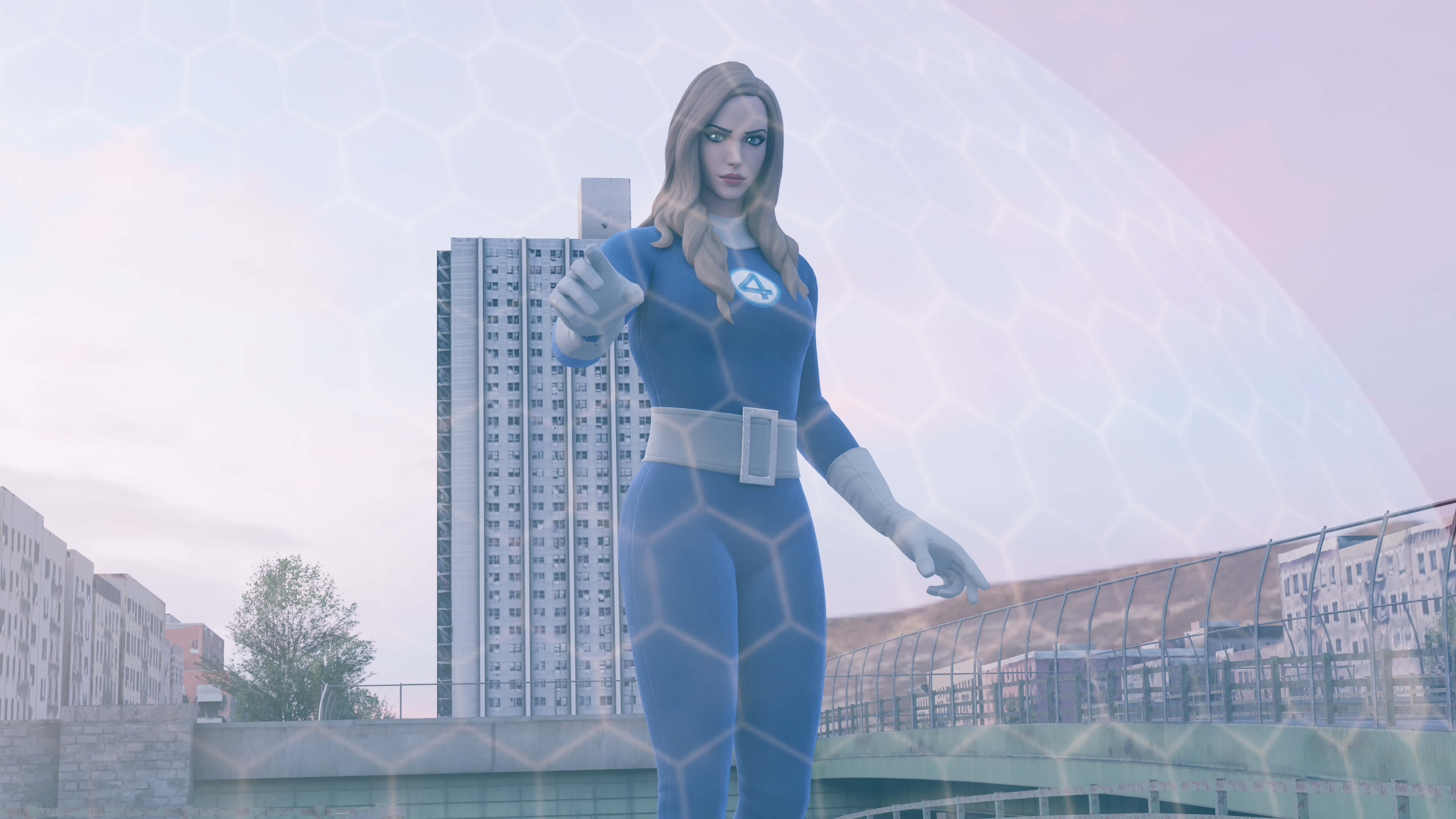 The Invisible Woman - Sue Storm 3D Model by VFXMatrix