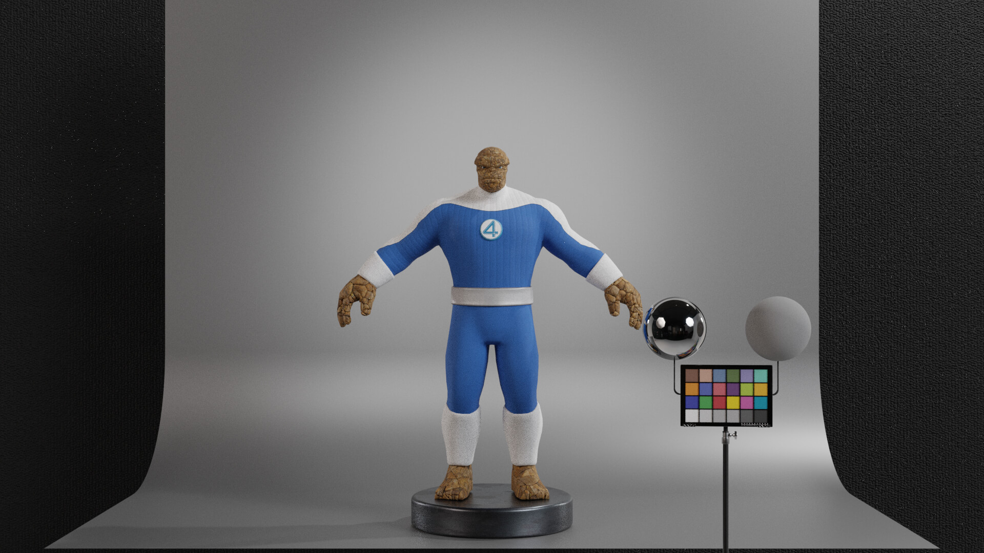 The Thing Model New WIP Marvel Comics The Thing ZBrushCentral