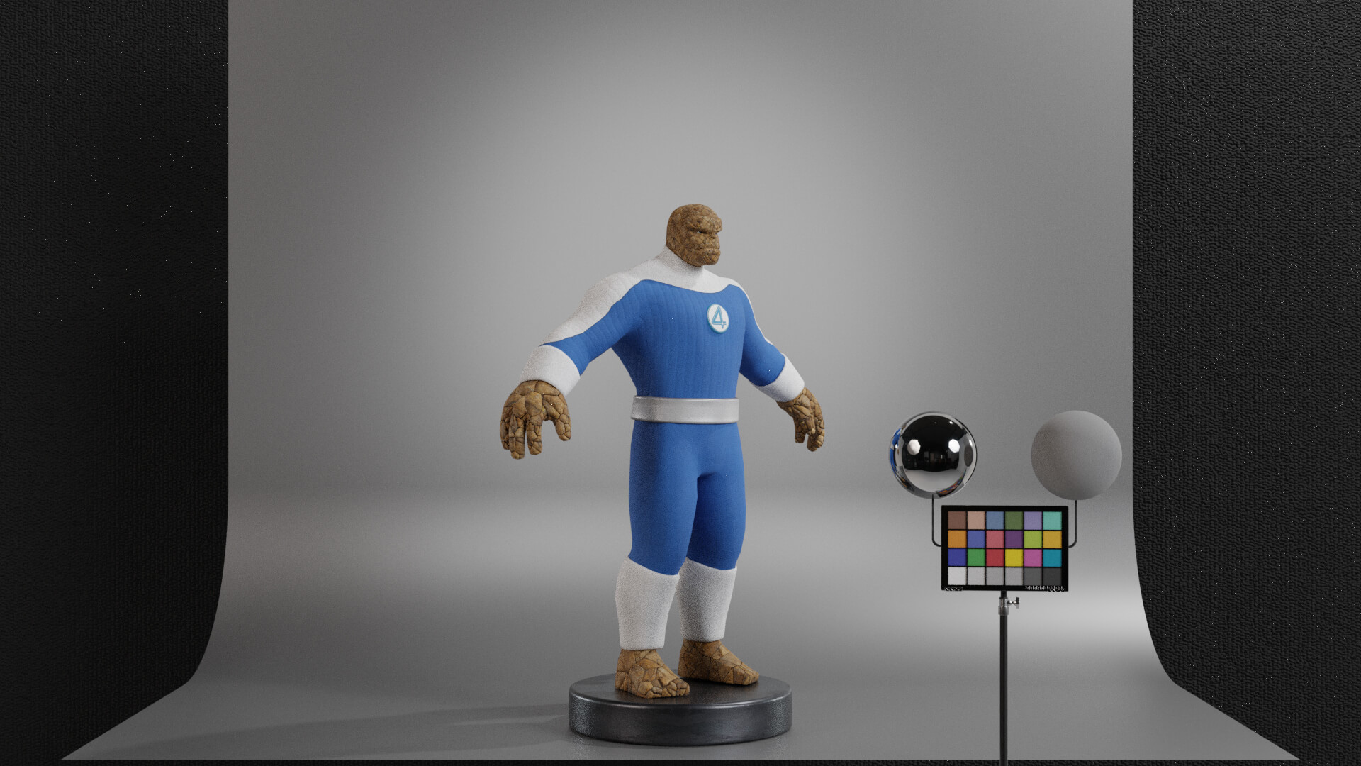 Thing - Ben Grimm 3D Model by VFXMatrix